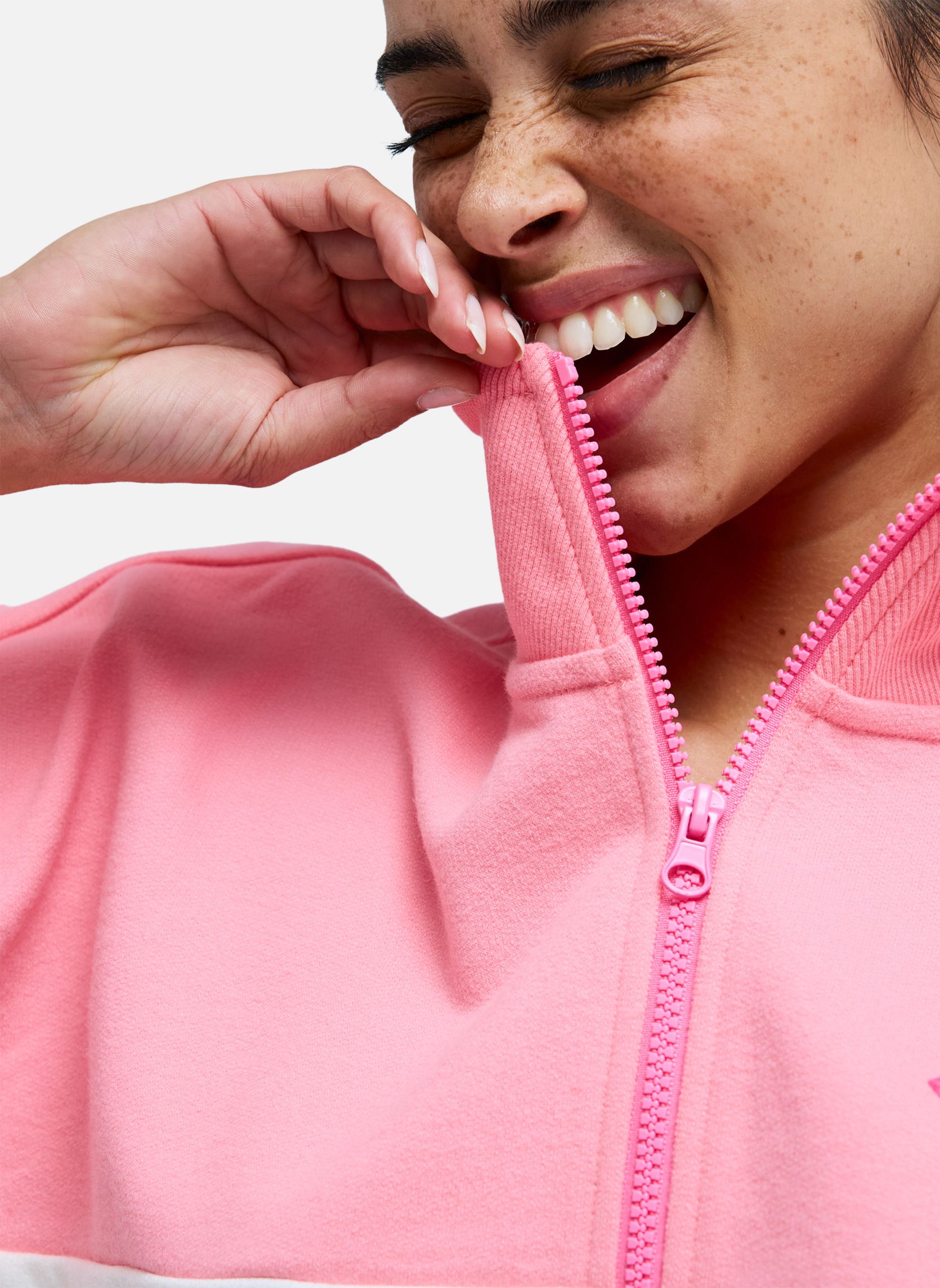 Roxy Sweats à capuche Sweat de sport ESS ENERGY NEW. femme rose ...