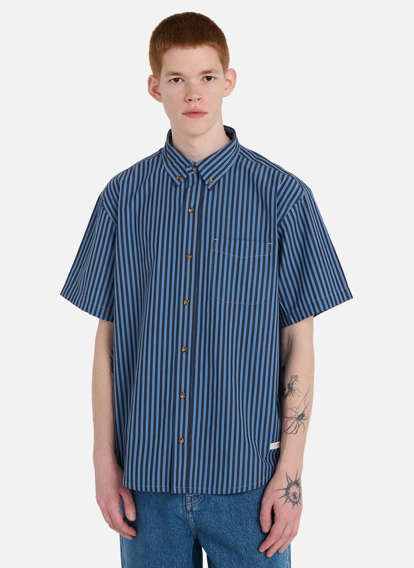 Element Chemises Regular Button Down homme bleu | Sarenza France