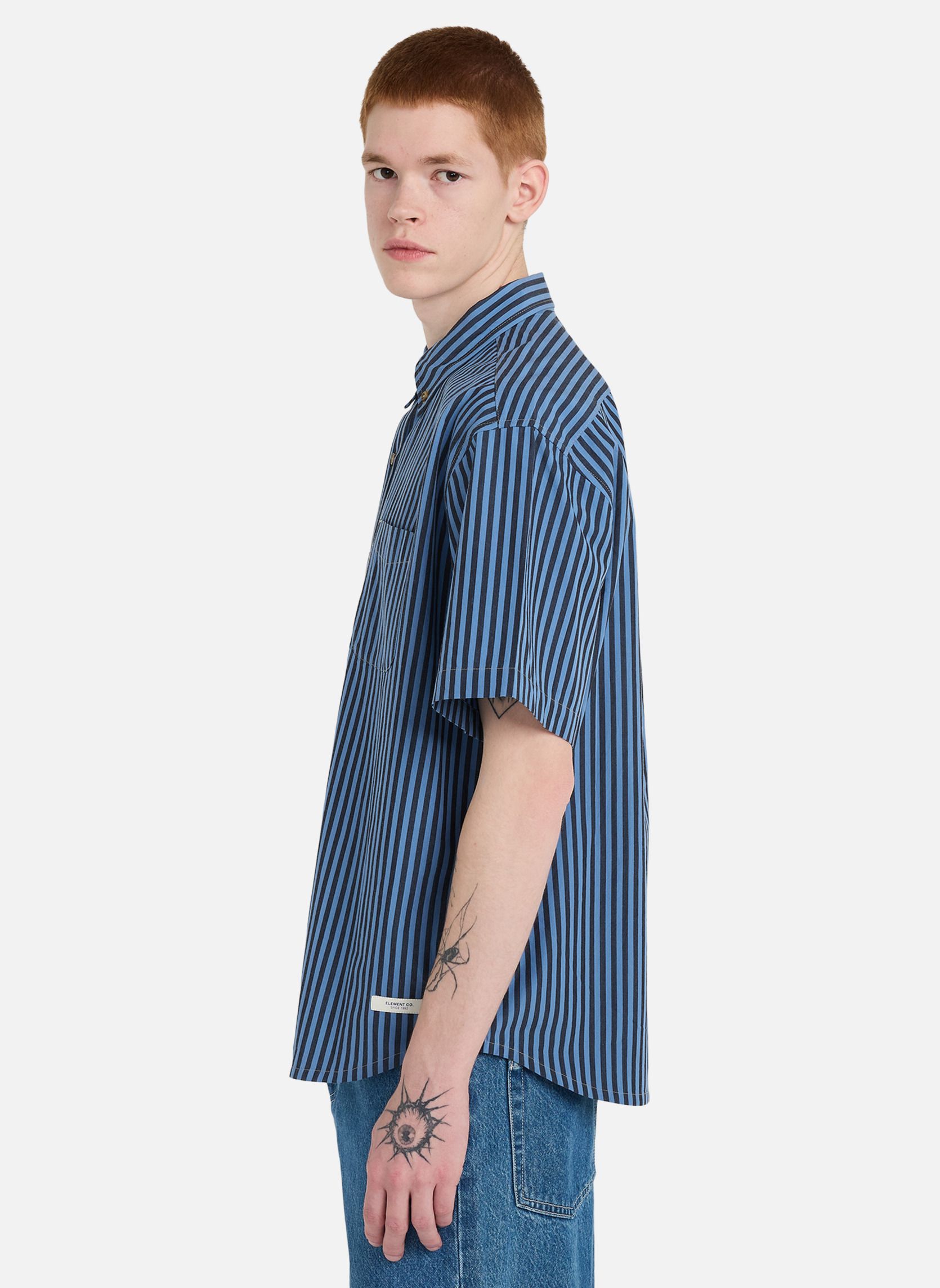 Element Chemises Regular Button Down homme bleu | Sarenza France