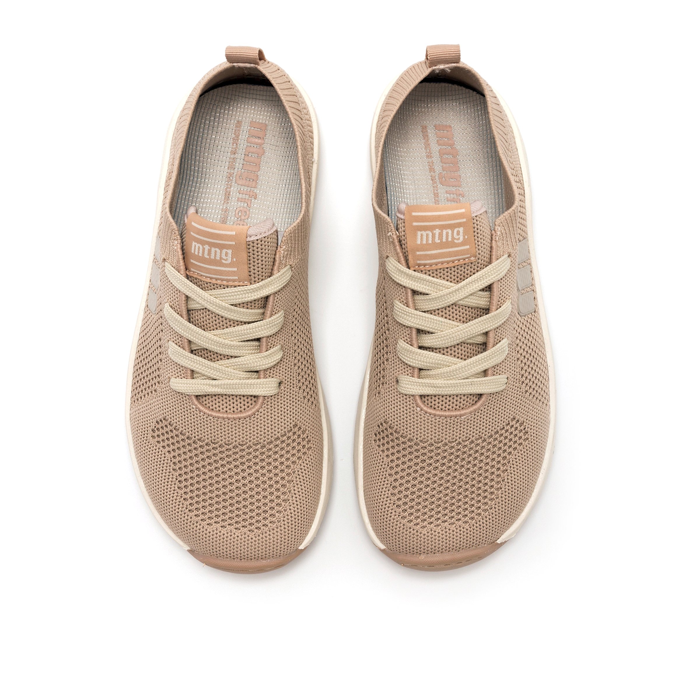 MTNG Baskets basses Sneakers Femme MTNG FREE APOLO noir femme beige ...