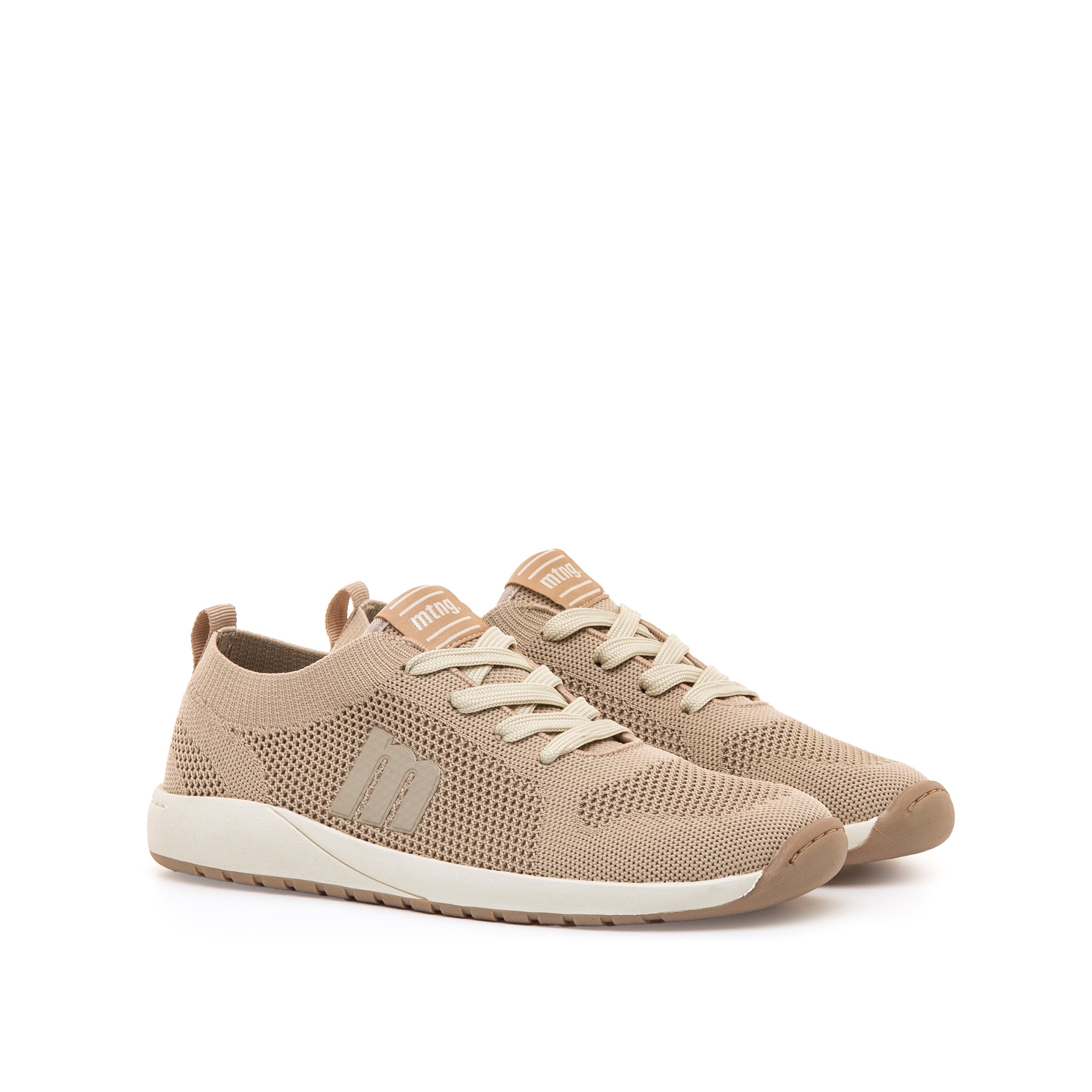 MTNG Baskets Sneakers Femme MTNG FREE-APOLO beige 61989 femme beige ...