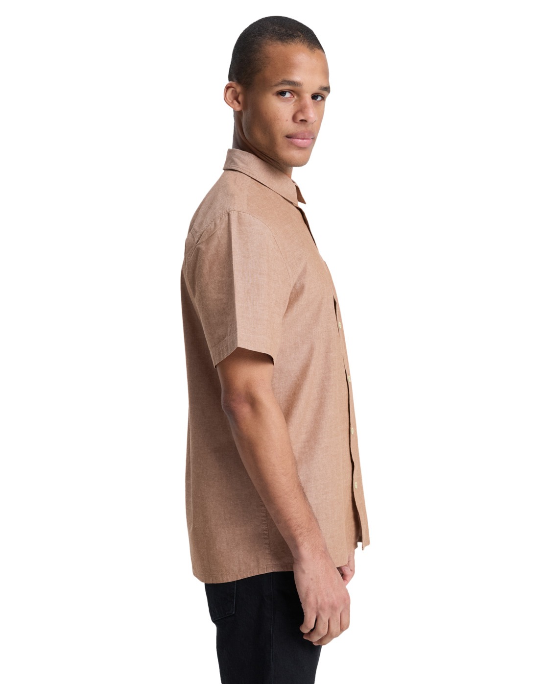 Quiksilver Chemises Chemise manches courtes DRUMFINS homme marron ...