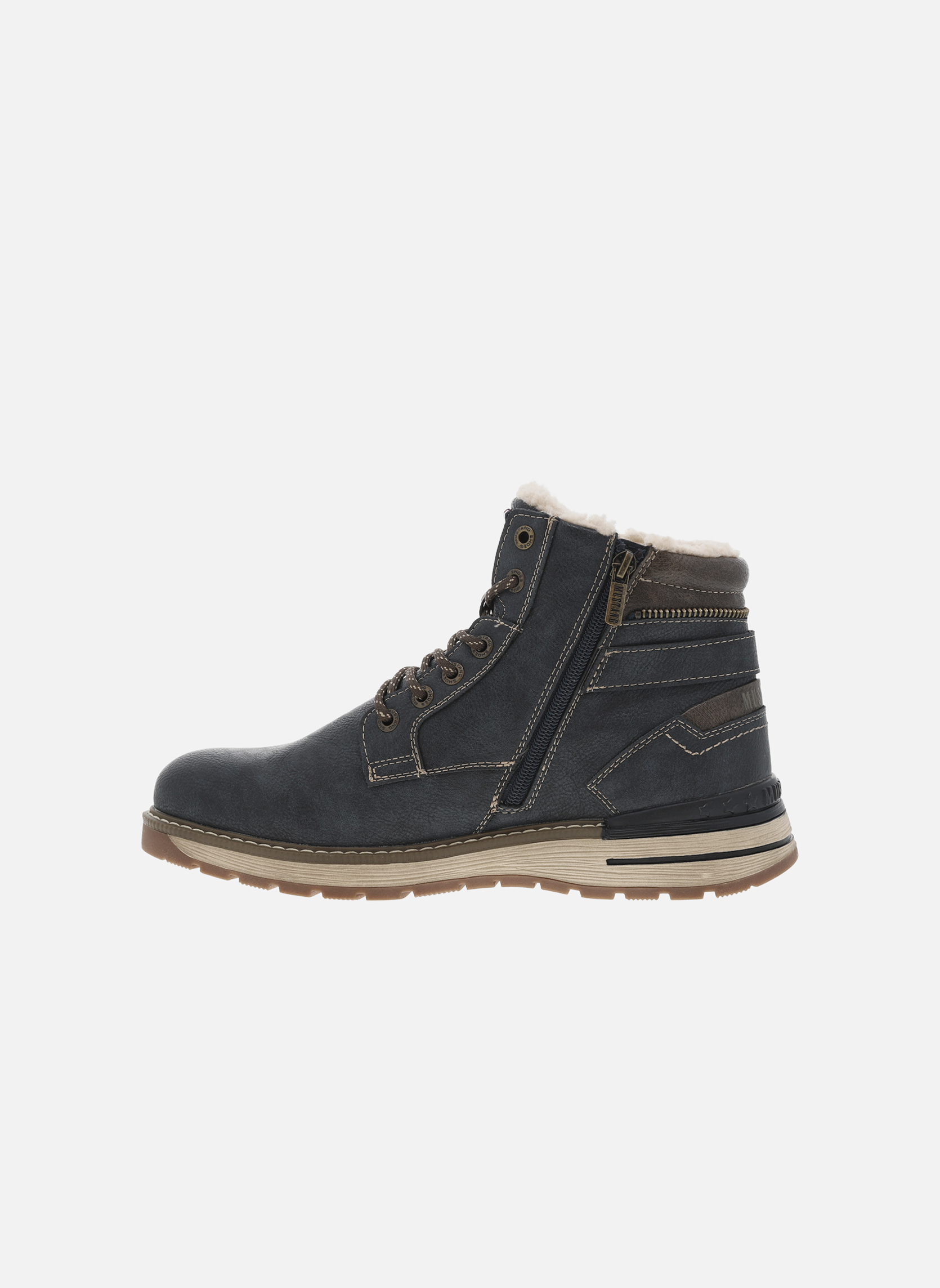 Mustang shoes Bottines et boots Bottines bleues homme bleu | Sarenza France