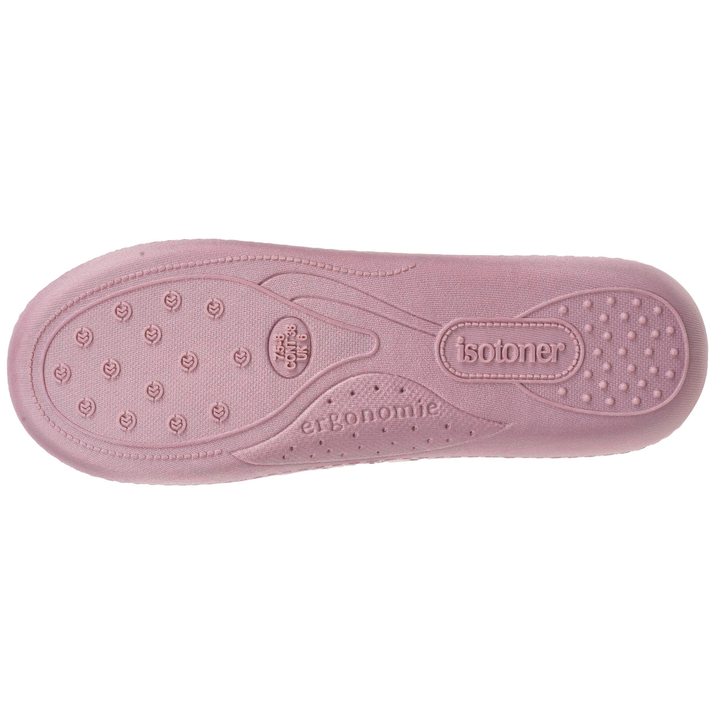 Isotoner Chaussons Chaussons mules Femme ergonomiques Léopard blush ...