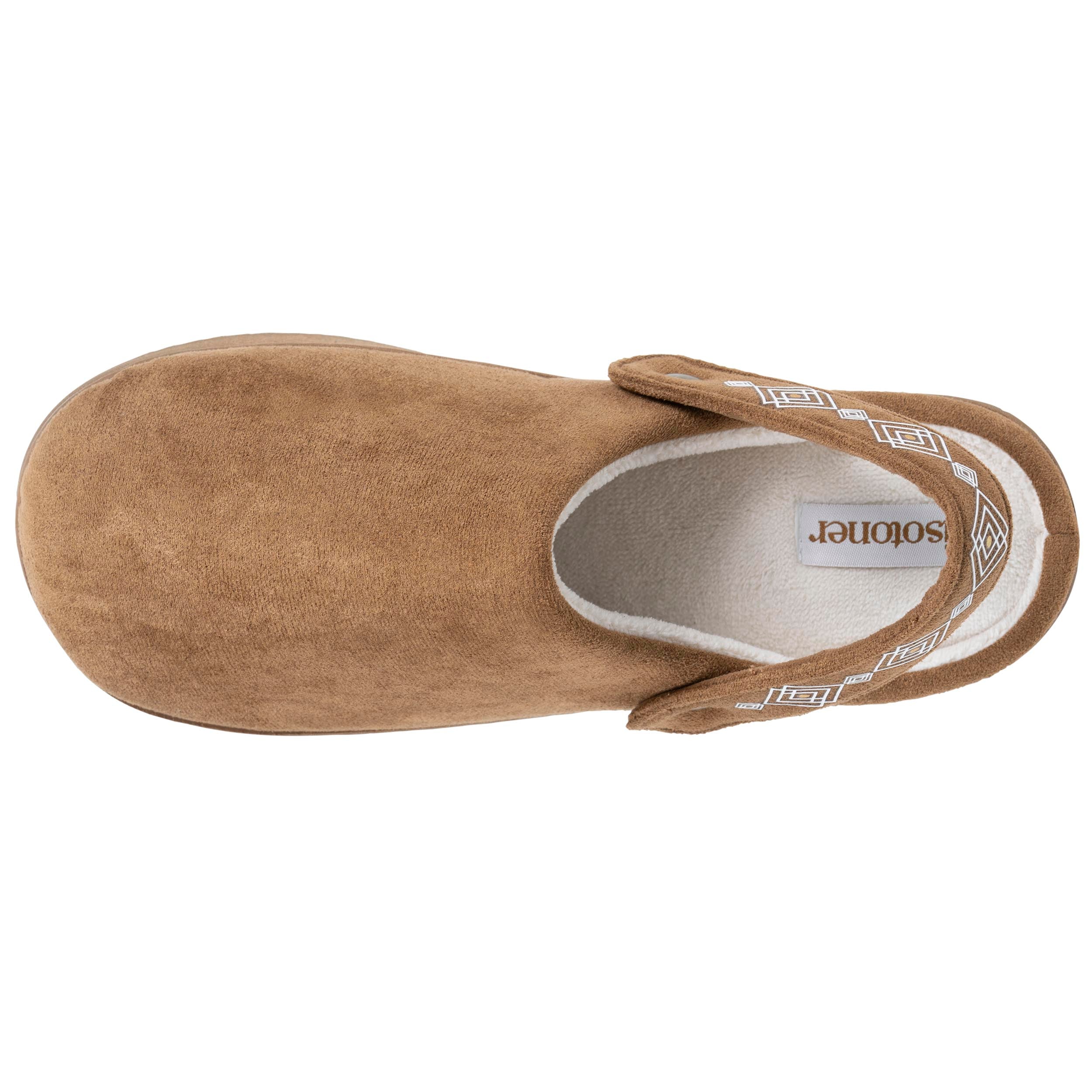 Isotoner Chaussons Chaussons mules plateforme Femme à bride Camel femme ...