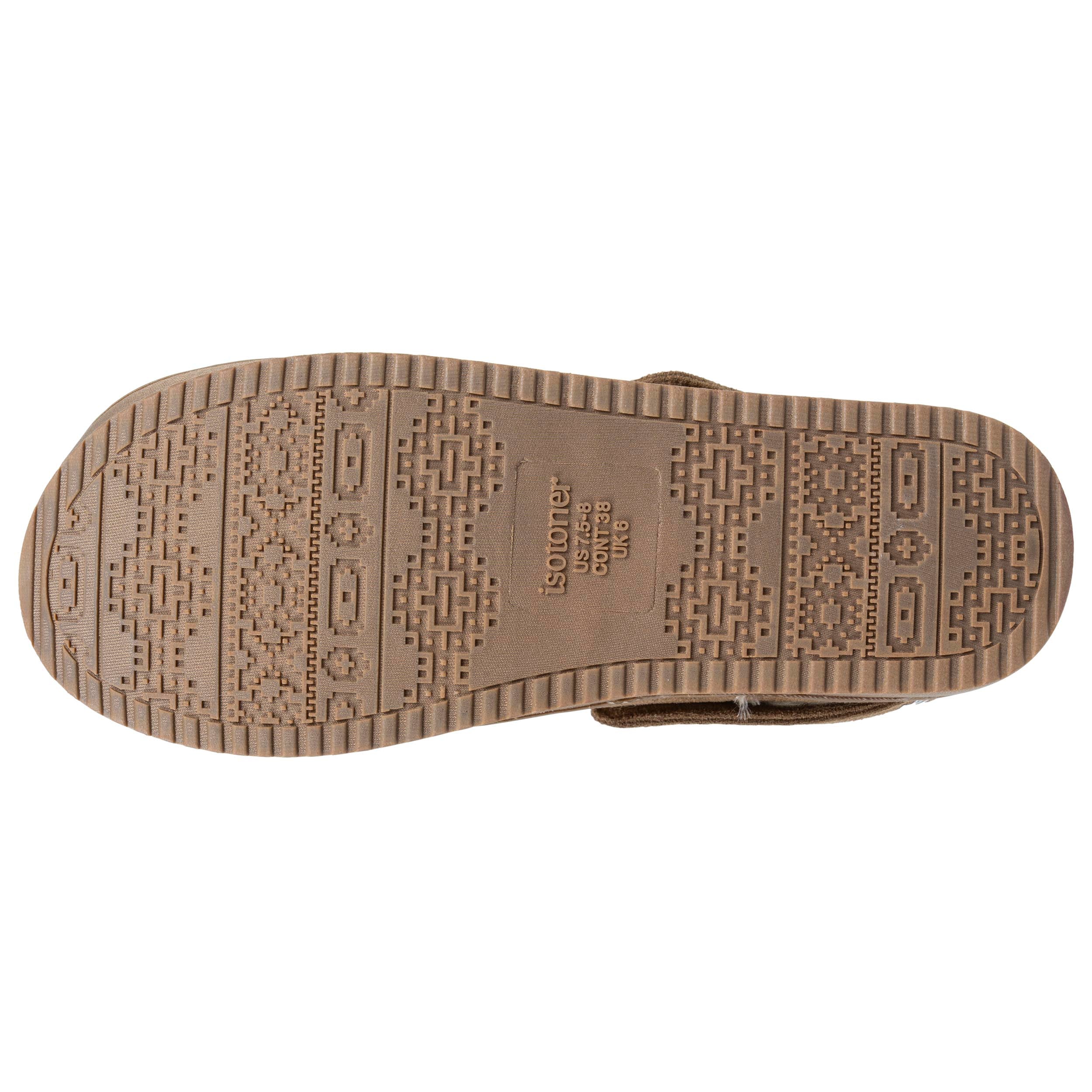 Isotoner Chaussons Chaussons mules plateforme Femme à bride Camel femme ...