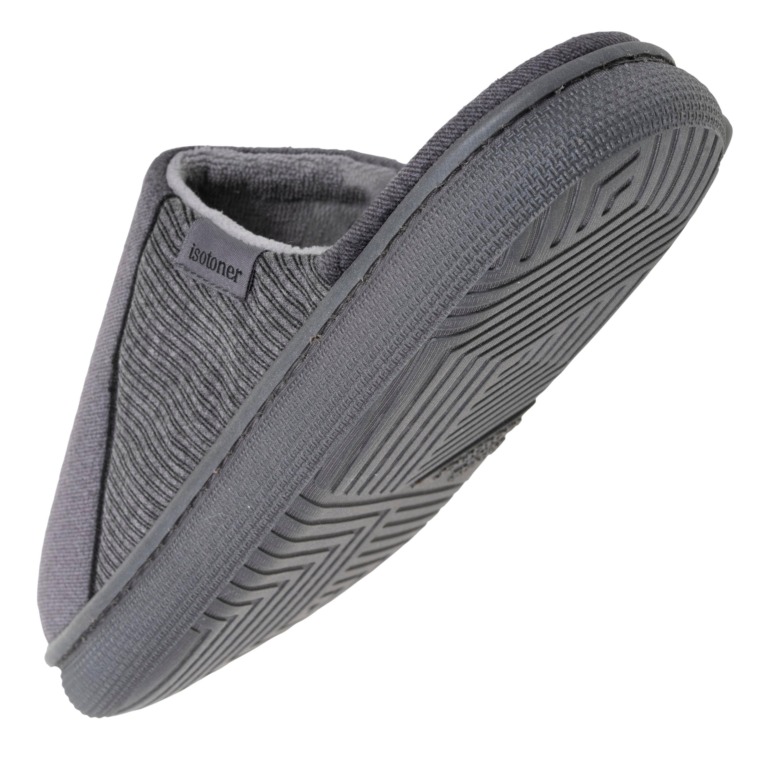 Isotoner Chaussons Chaussons mules Homme BLOUP Gris chiné homme gris ...