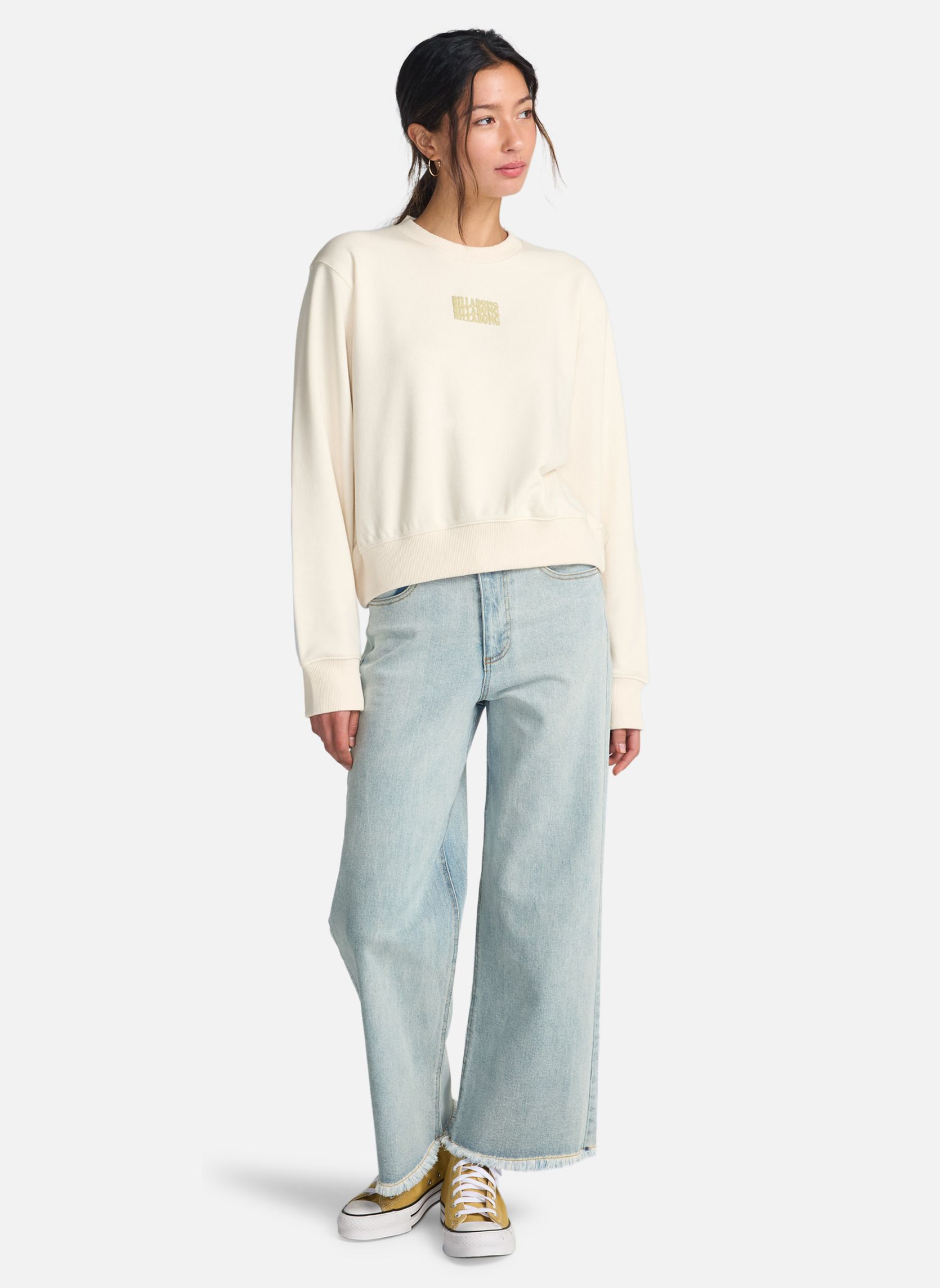 Billabong Sweats à capuche Sweat à capuche FAMILY TREE femme blanc ...