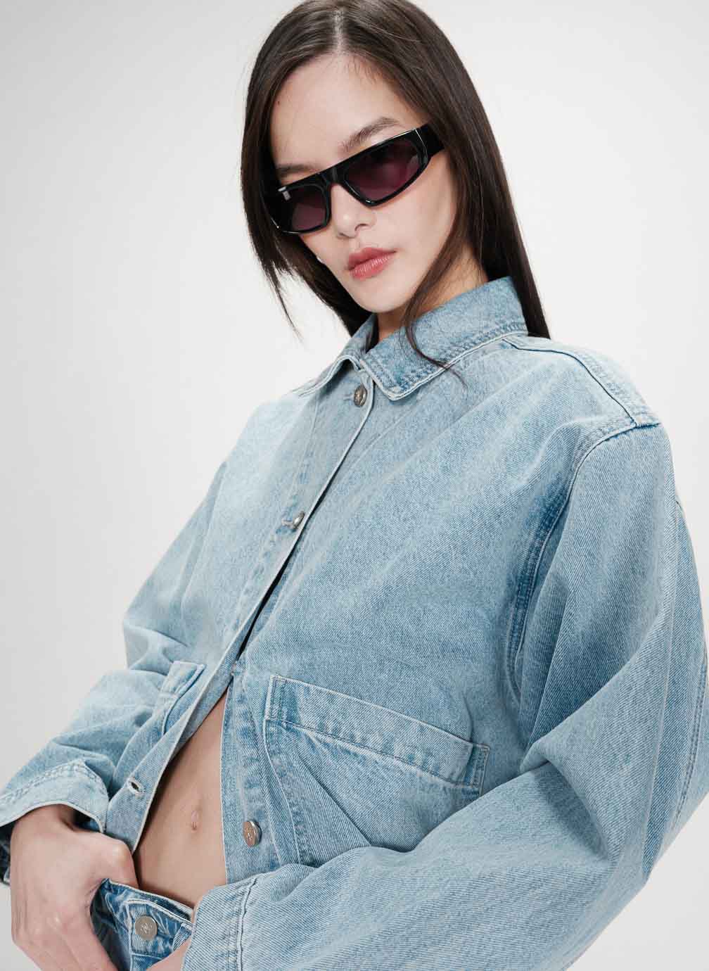 Grace & Mila Vestes Veste en jean skyblue Vinnie femme bleu | Sarenza ...