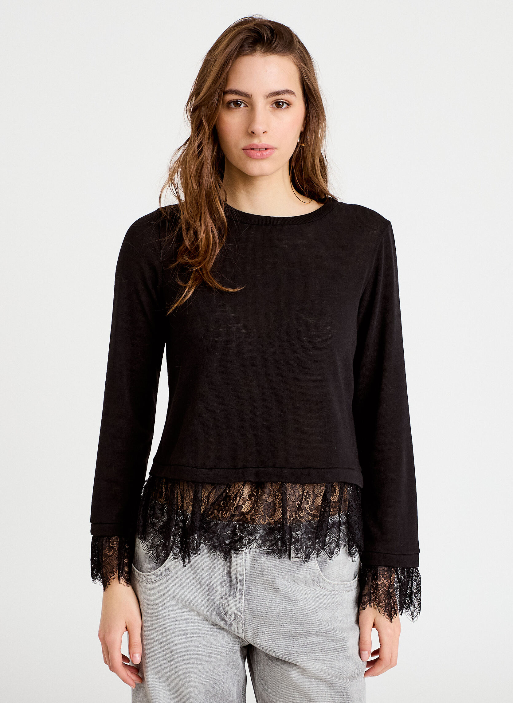 Cache Cache Tee-shirts T-shirts manches longues - LDOUBIDENT femme noir ...