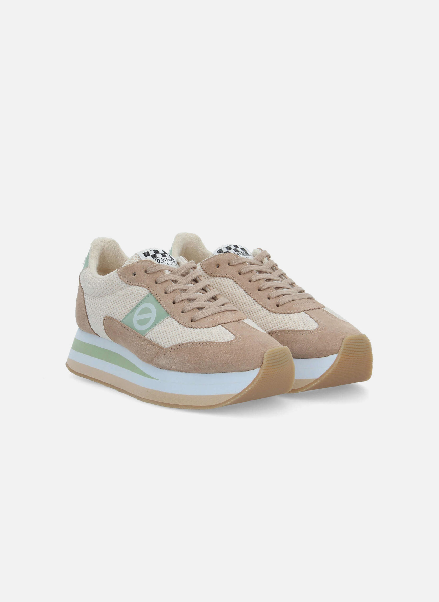 No Name Baskets Baskets - FLEX - Beige femme beige | Sarenza France