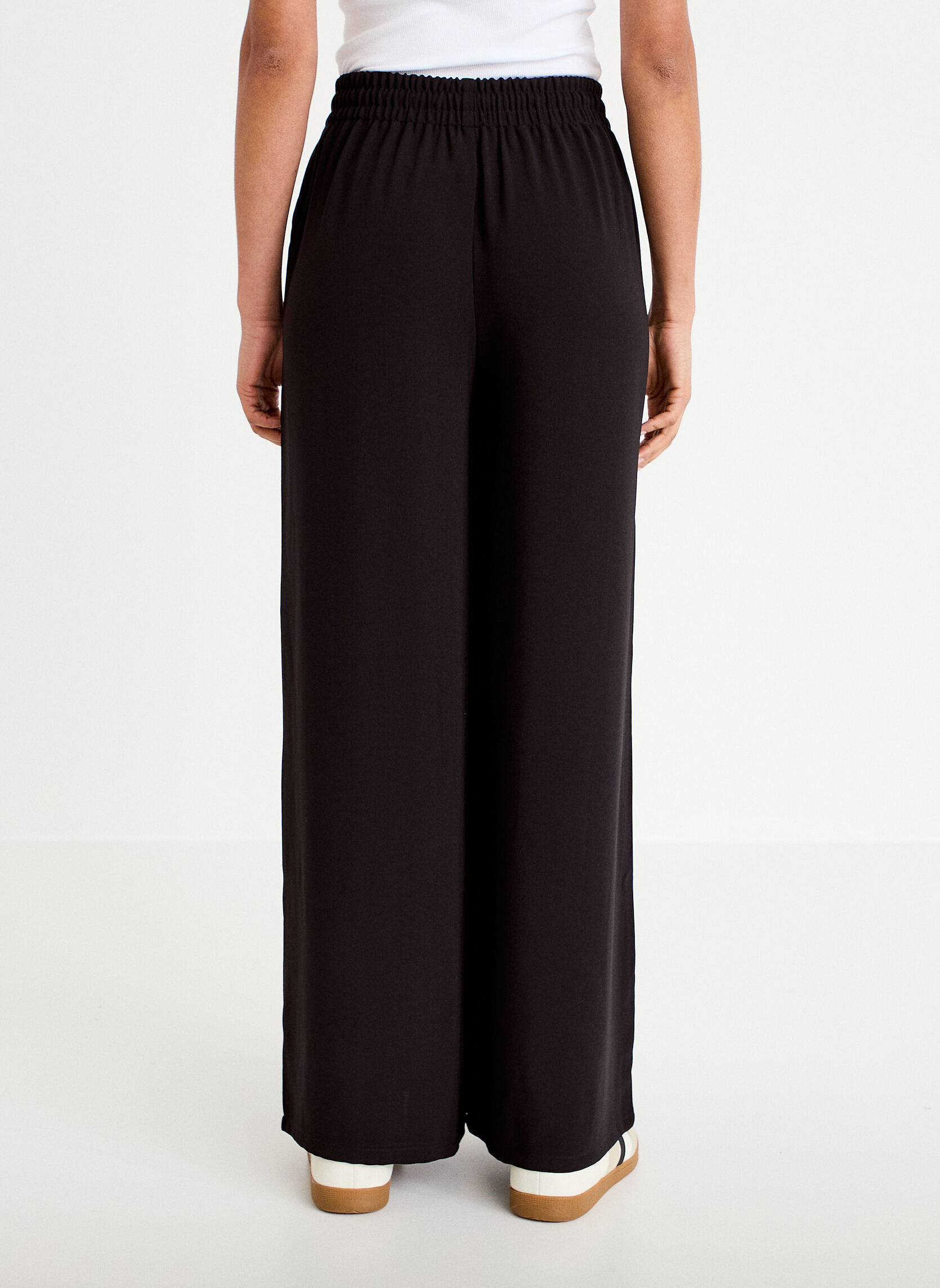 Cache Cache Pantalons droit Pantalons fluides - PALAZZOWIN2 femme noir ...