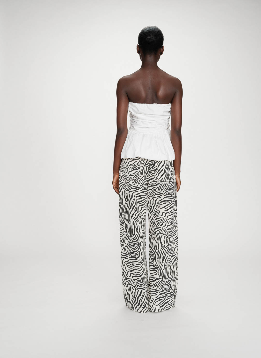 Grace & Mila Tops Top péplum ajusté ivoire Valo femme beige | Sarenza ...