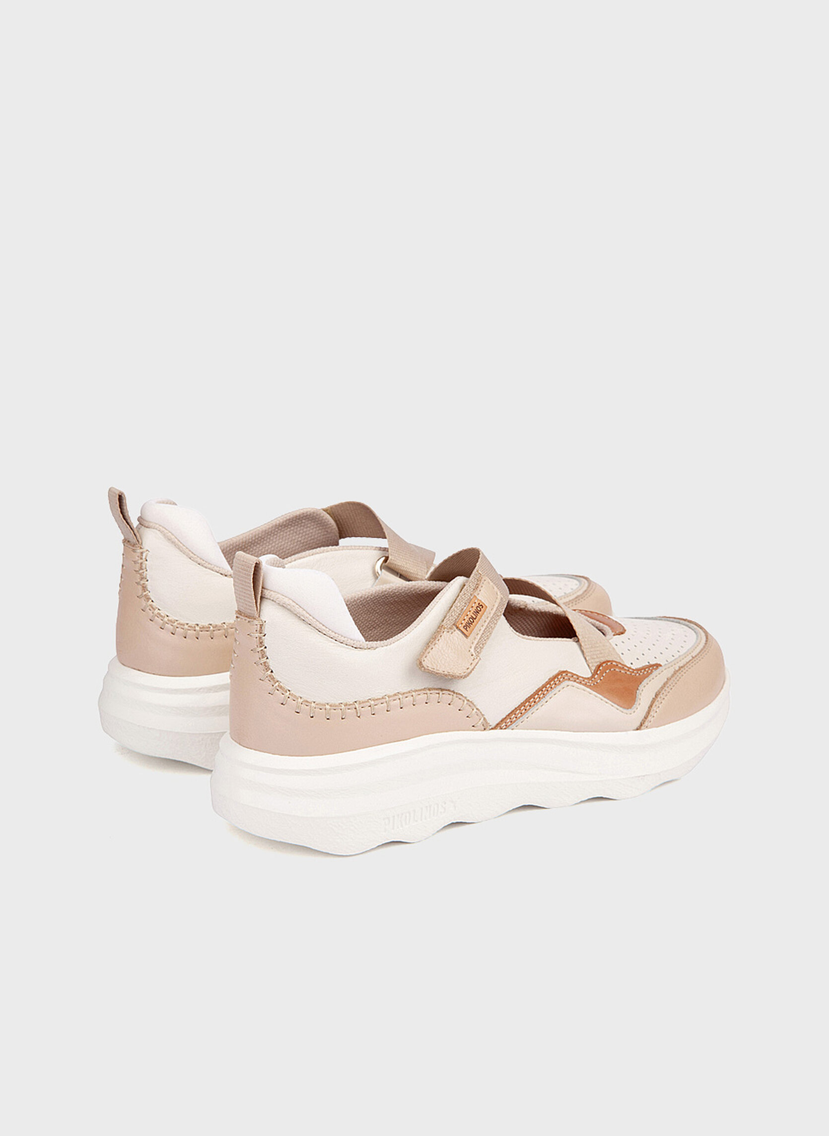 Pikolinos Baskets basses Baskets cuir ZAHARA femme blanc | Sarenza France