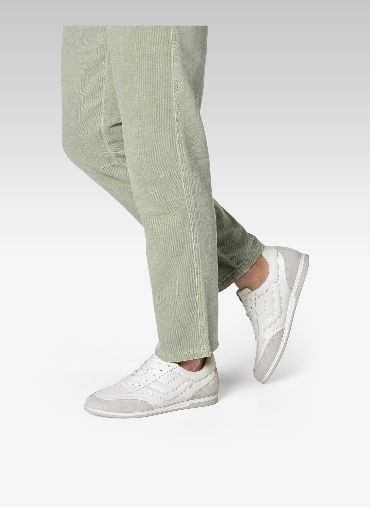 Geox Baskets basses U RENAN homme blanc | Sarenza France