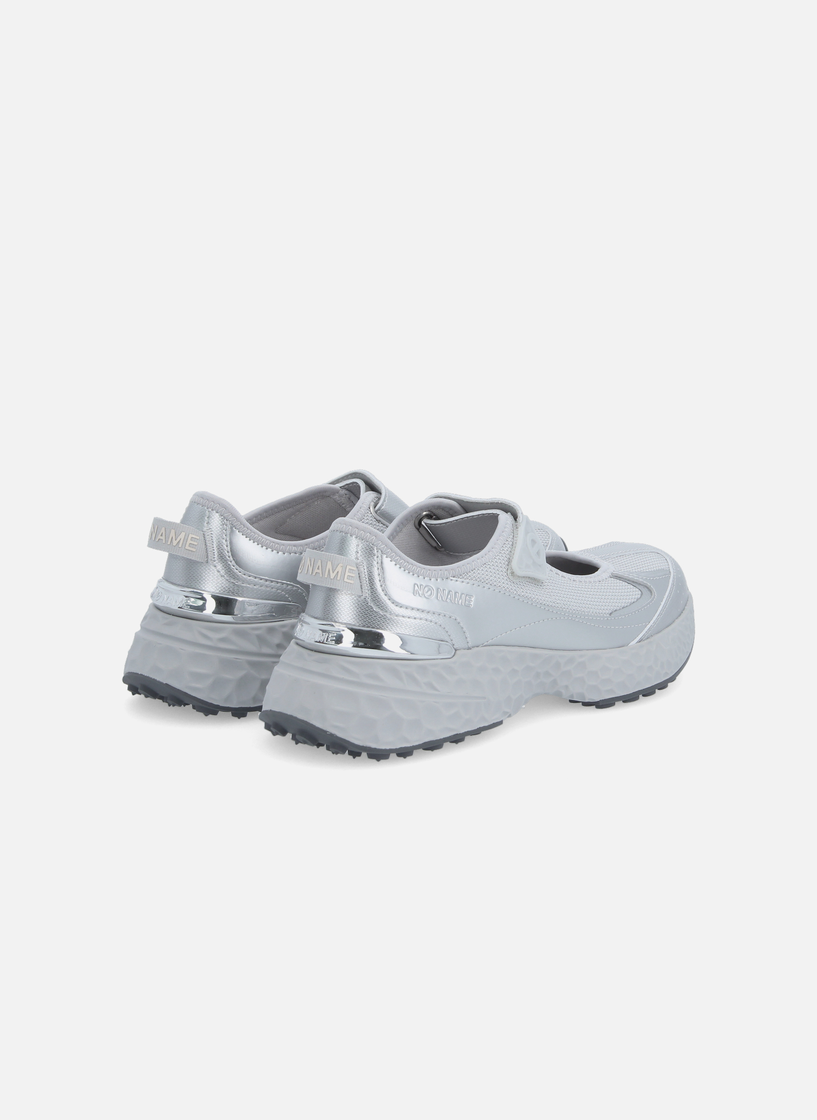 No Name Baskets basses CARTER 2.0 femme argent | Sarenza France