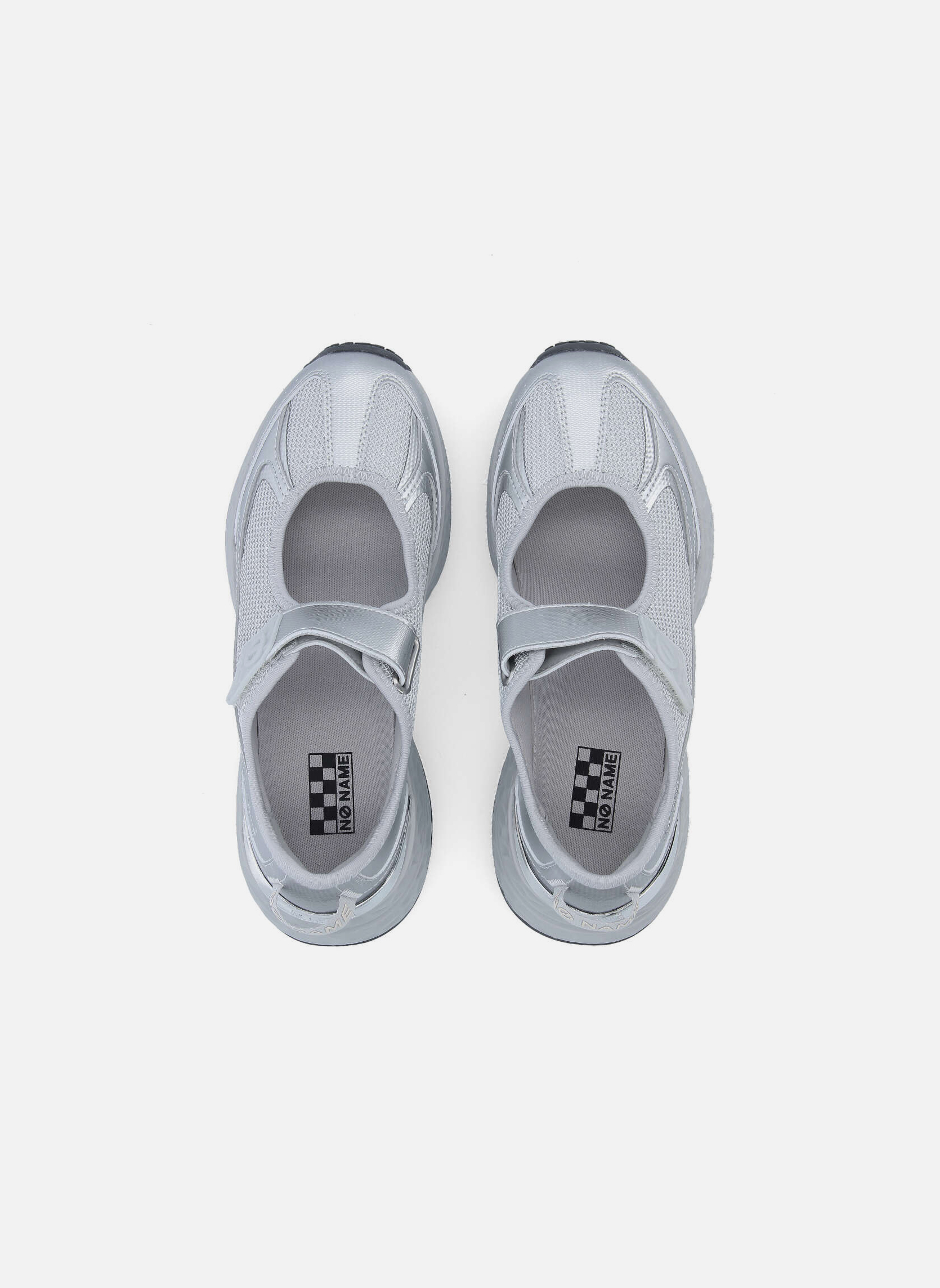 No Name Baskets basses CARTER 2.0 femme argent | Sarenza France