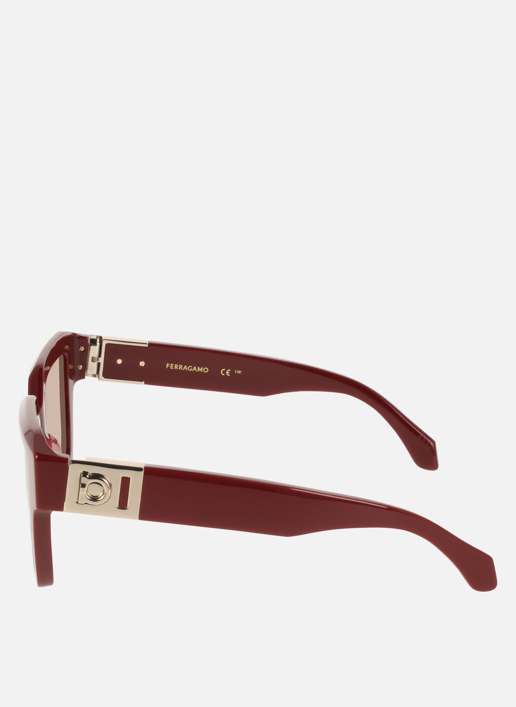 Salvatore Ferragamo Lunettes de soleil femme rouge | Sarenza France