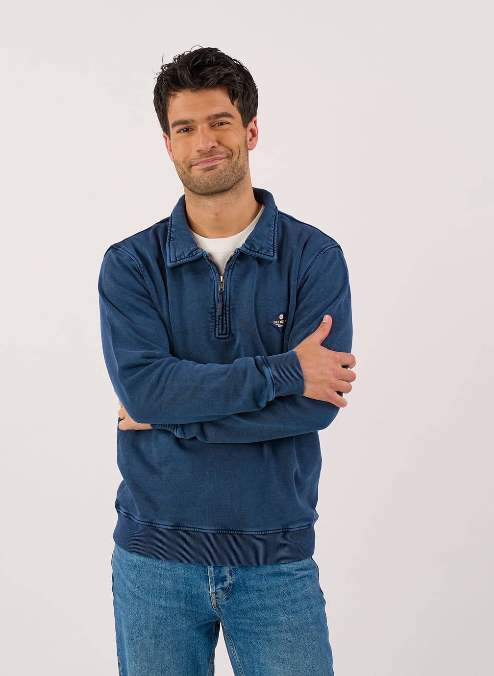 BILLYBELT Sweats à capuche Zippé homme bleu | Sarenza France