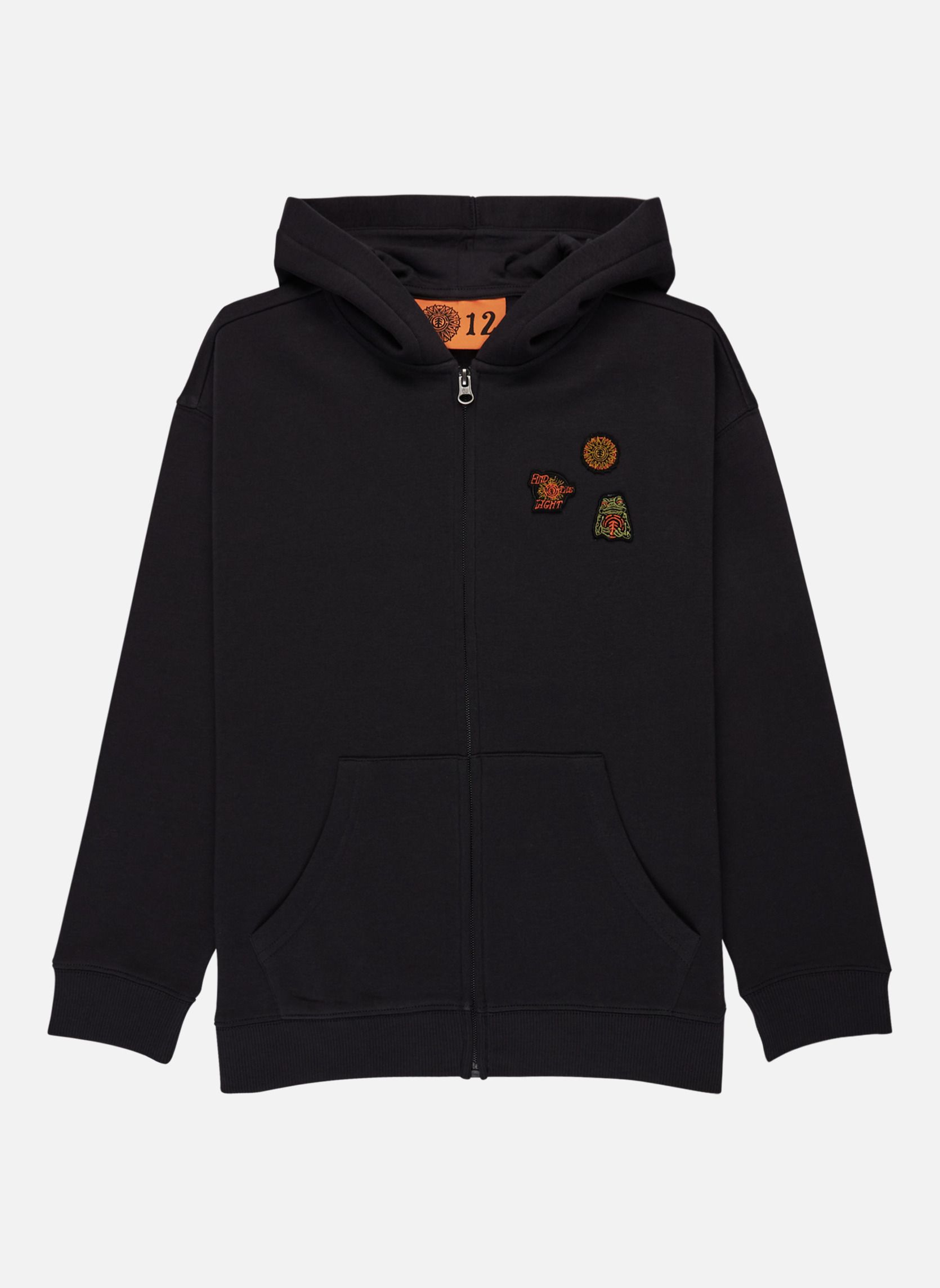 Element Sweats à capuche Timber Icon Embroidery garçon noir | Sarenza ...