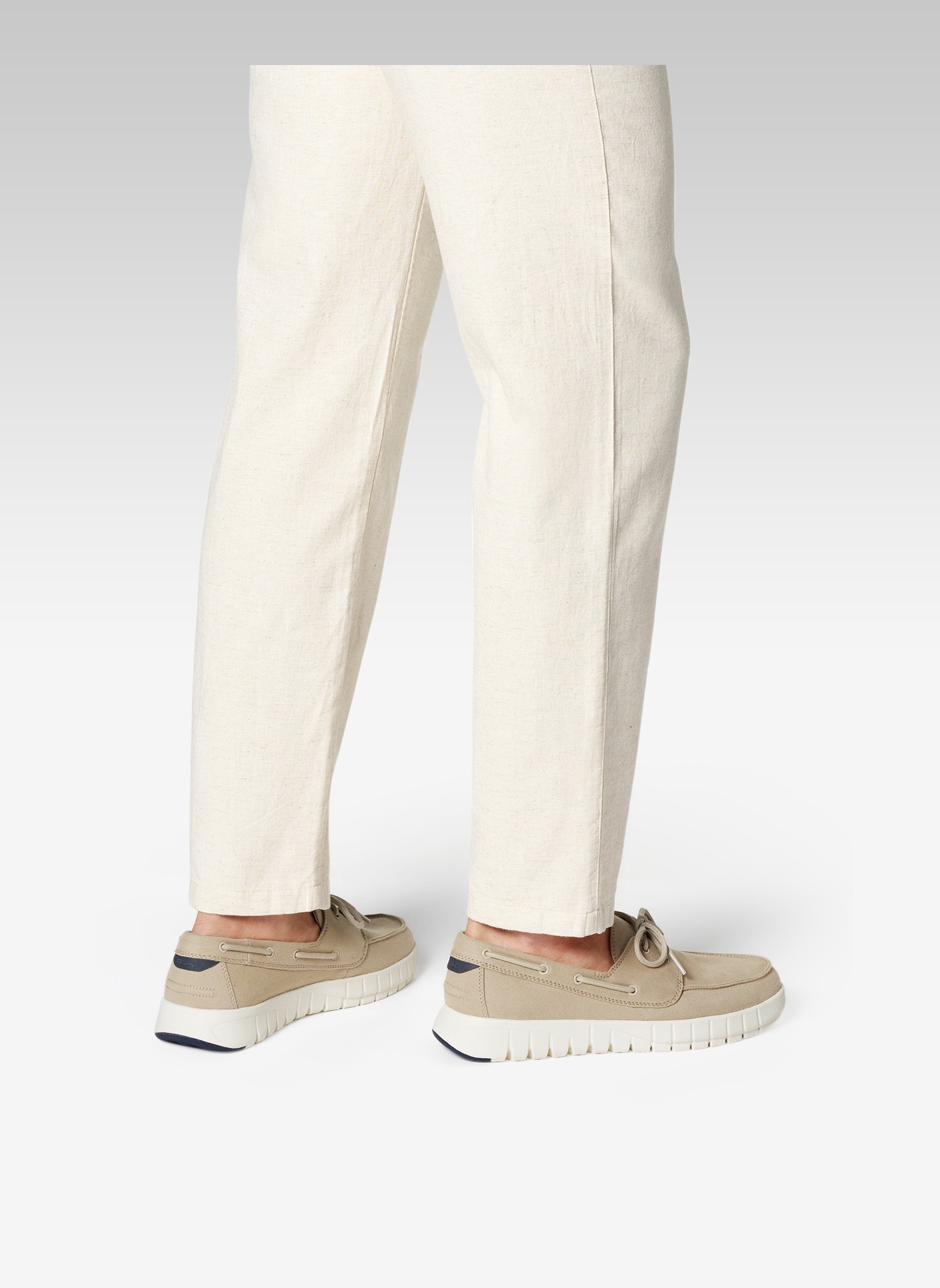 Geox Mocassins U FLEXTRIDE homme beige | Sarenza France