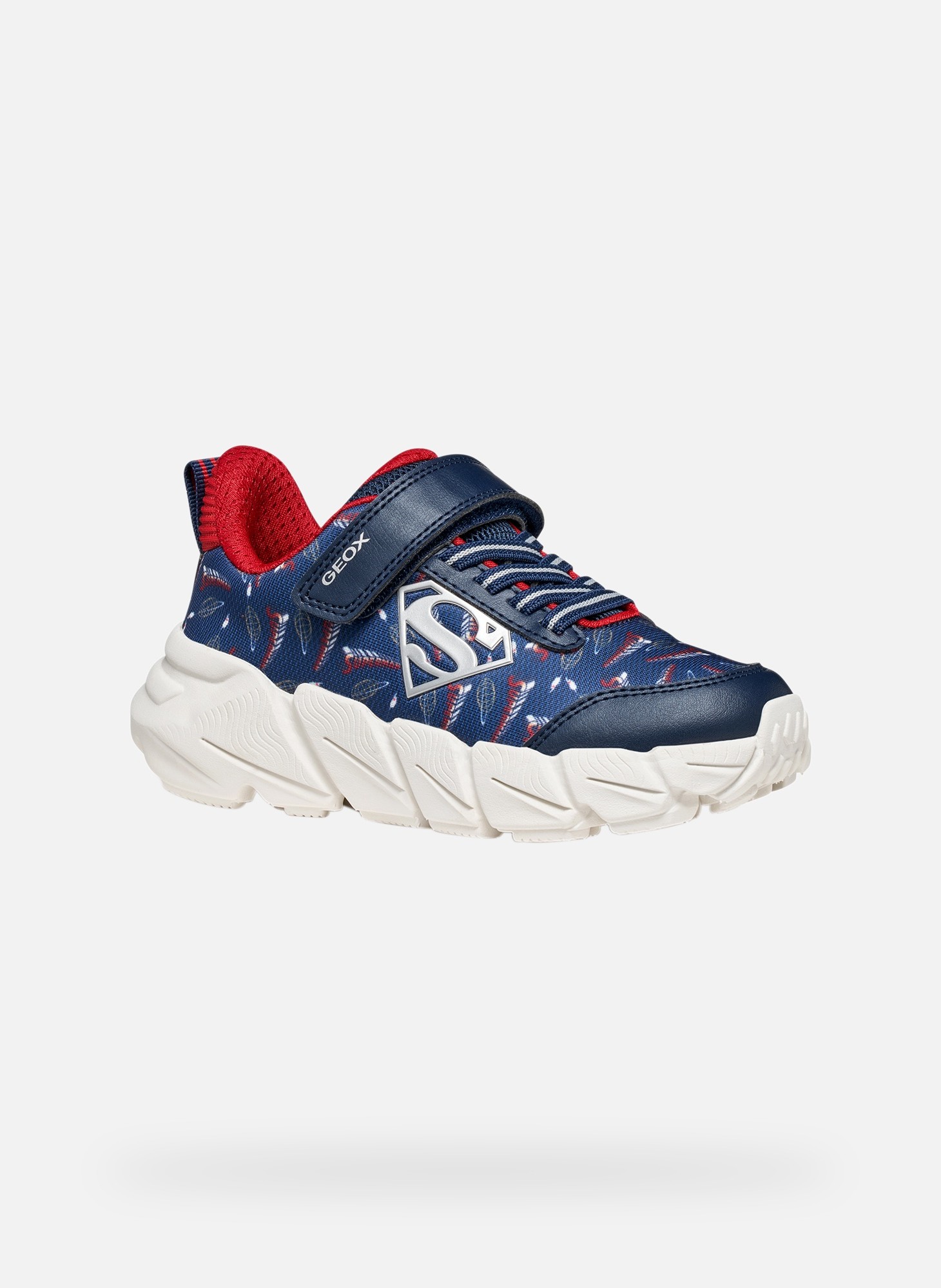 Geox Baskets Super-Héros Dc J FLEXYPER FAST BOY - garçon bleu | Sarenza ...