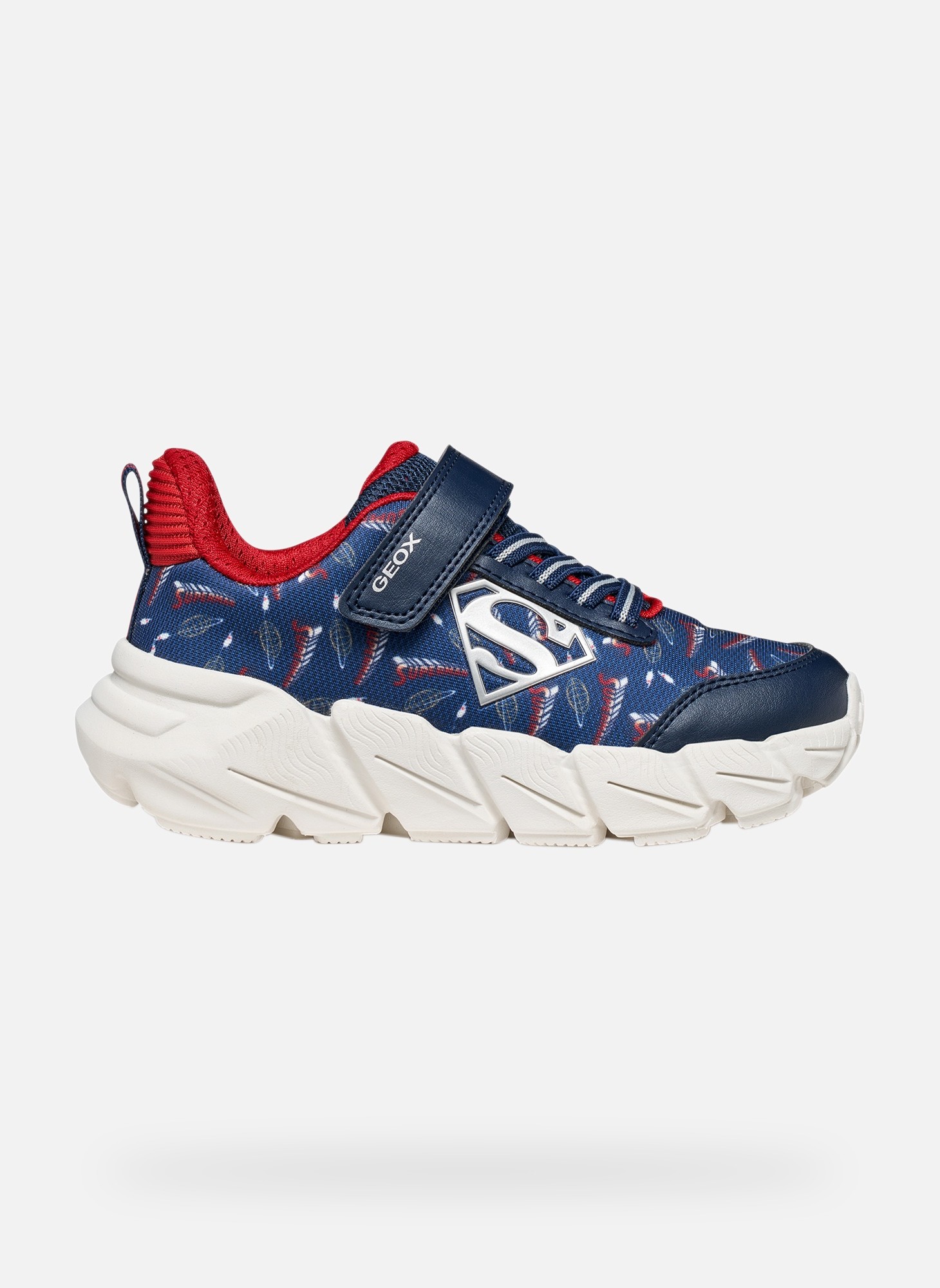 Geox Baskets Super-Héros Dc J FLEXYPER FAST BOY - garçon bleu | Sarenza ...