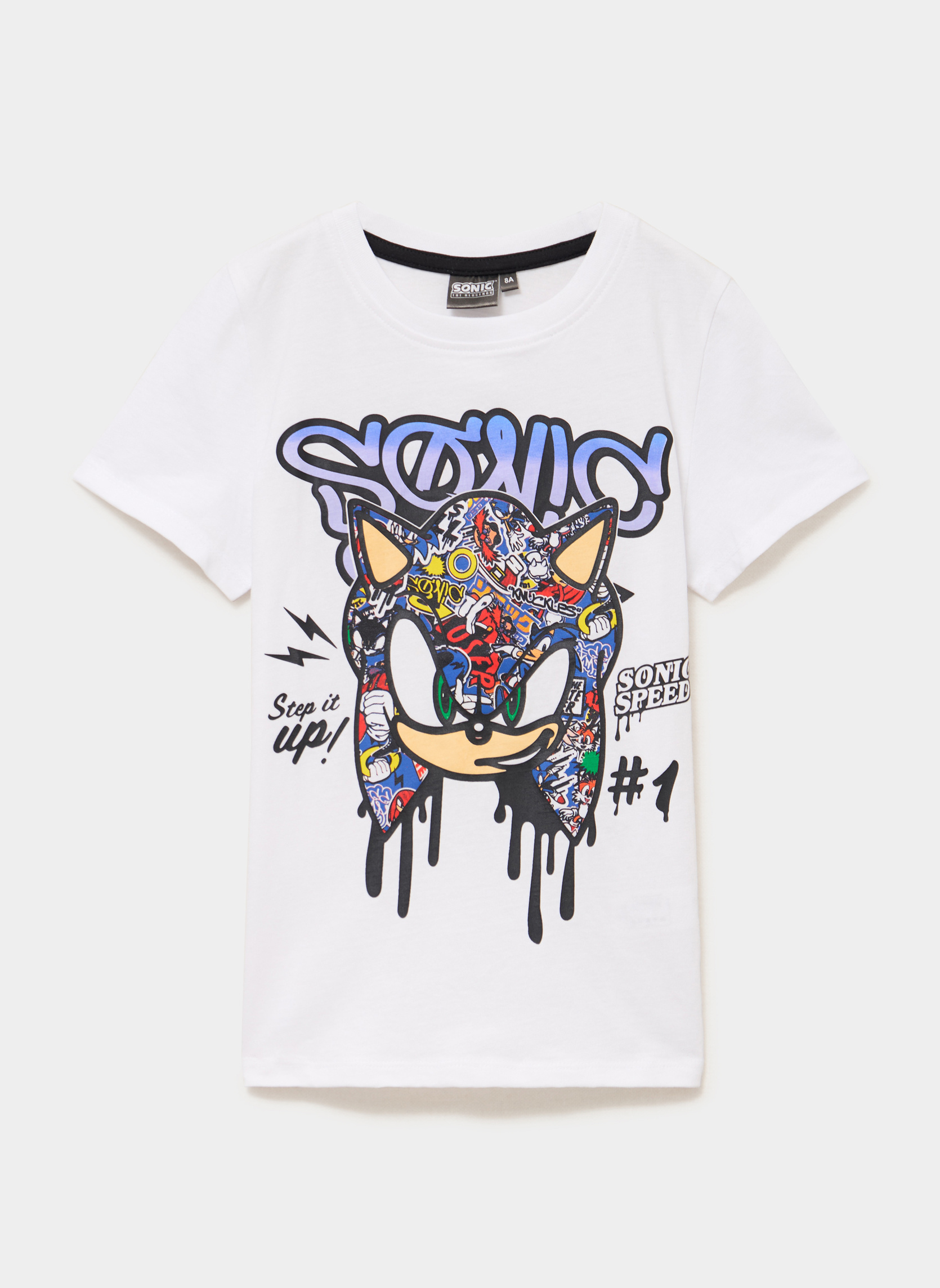 Sonic Tee-shirts T-shirt - SUN_MADI_SONIC garçon blanc | Sarenza France