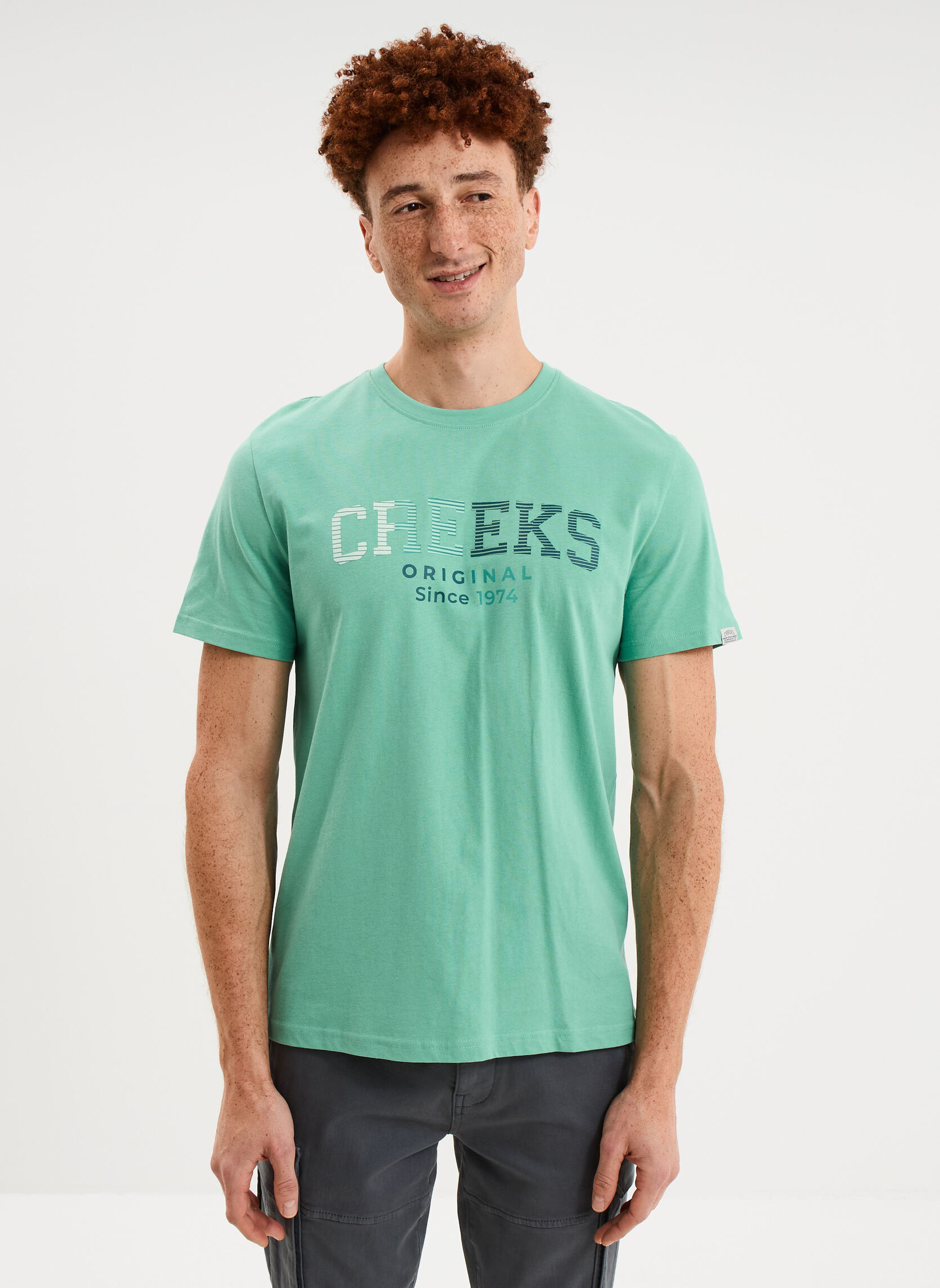 CREEKS Tee-shirts CRE1TUPAC_CREMENTHE homme vert | Sarenza France