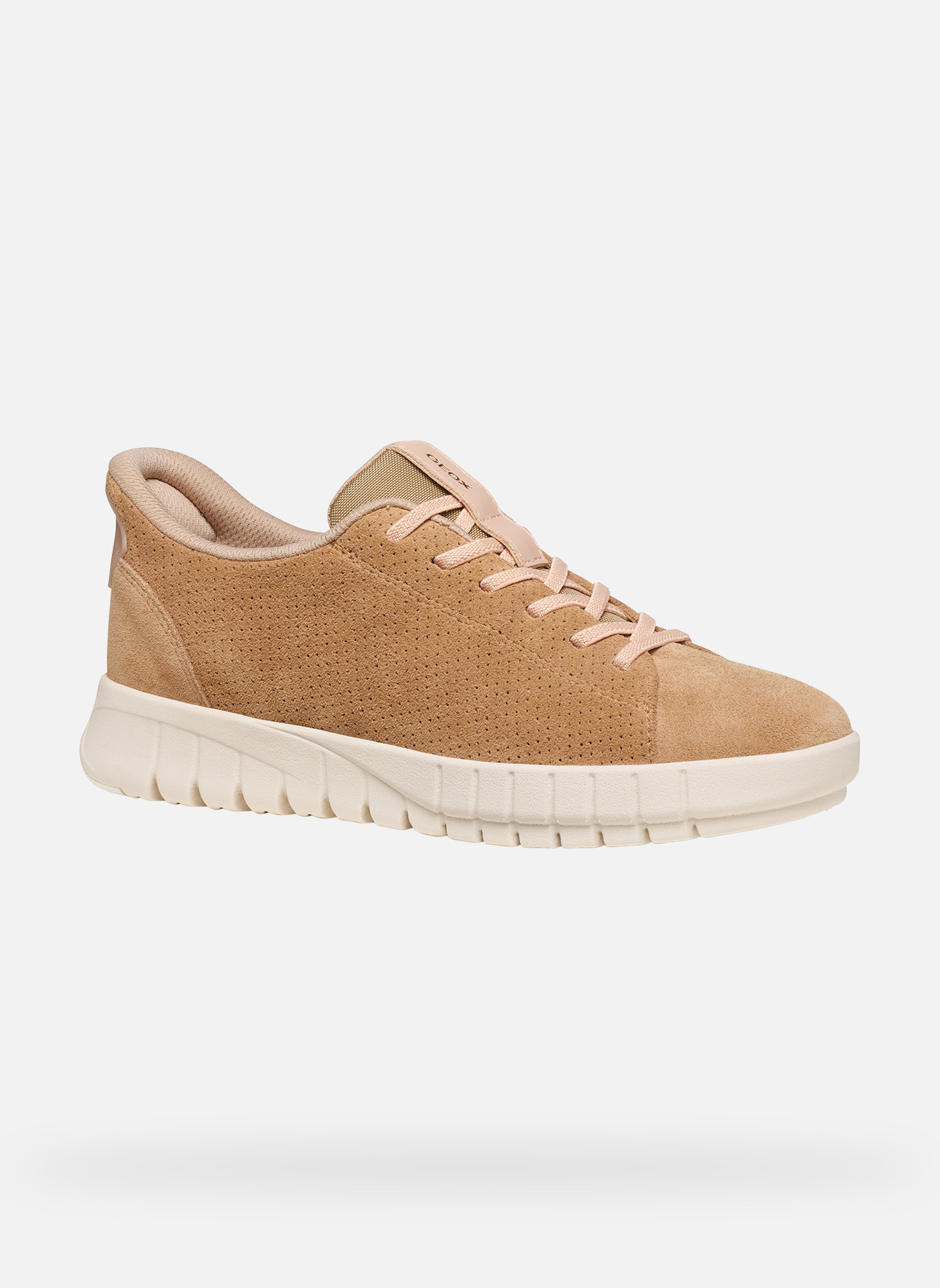 Geox Baskets basses FLEXTRIDE PLUS WOMAN femme beige | Sarenza France