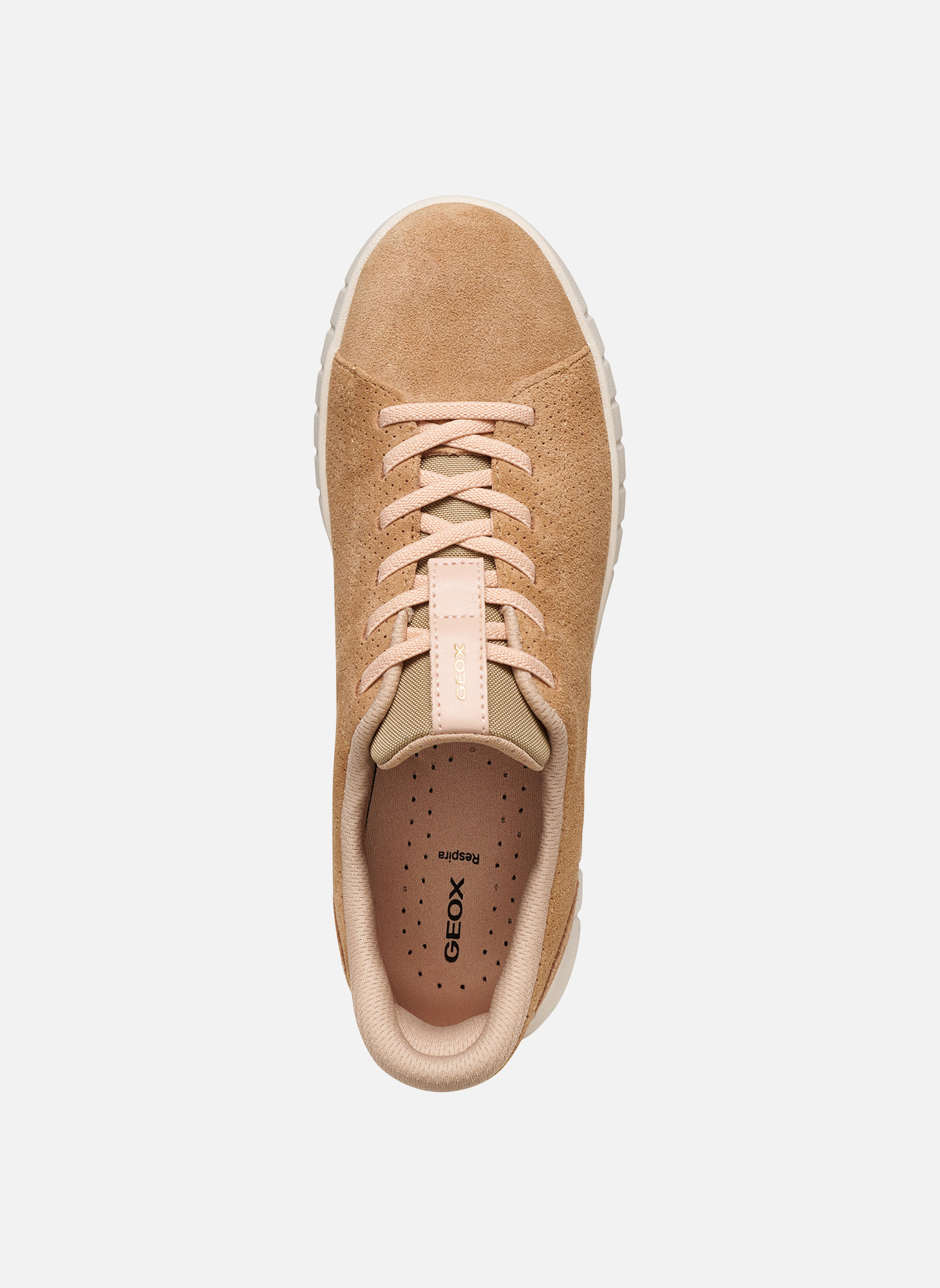 Geox Baskets basses FLEXTRIDE PLUS WOMAN femme beige | Sarenza France