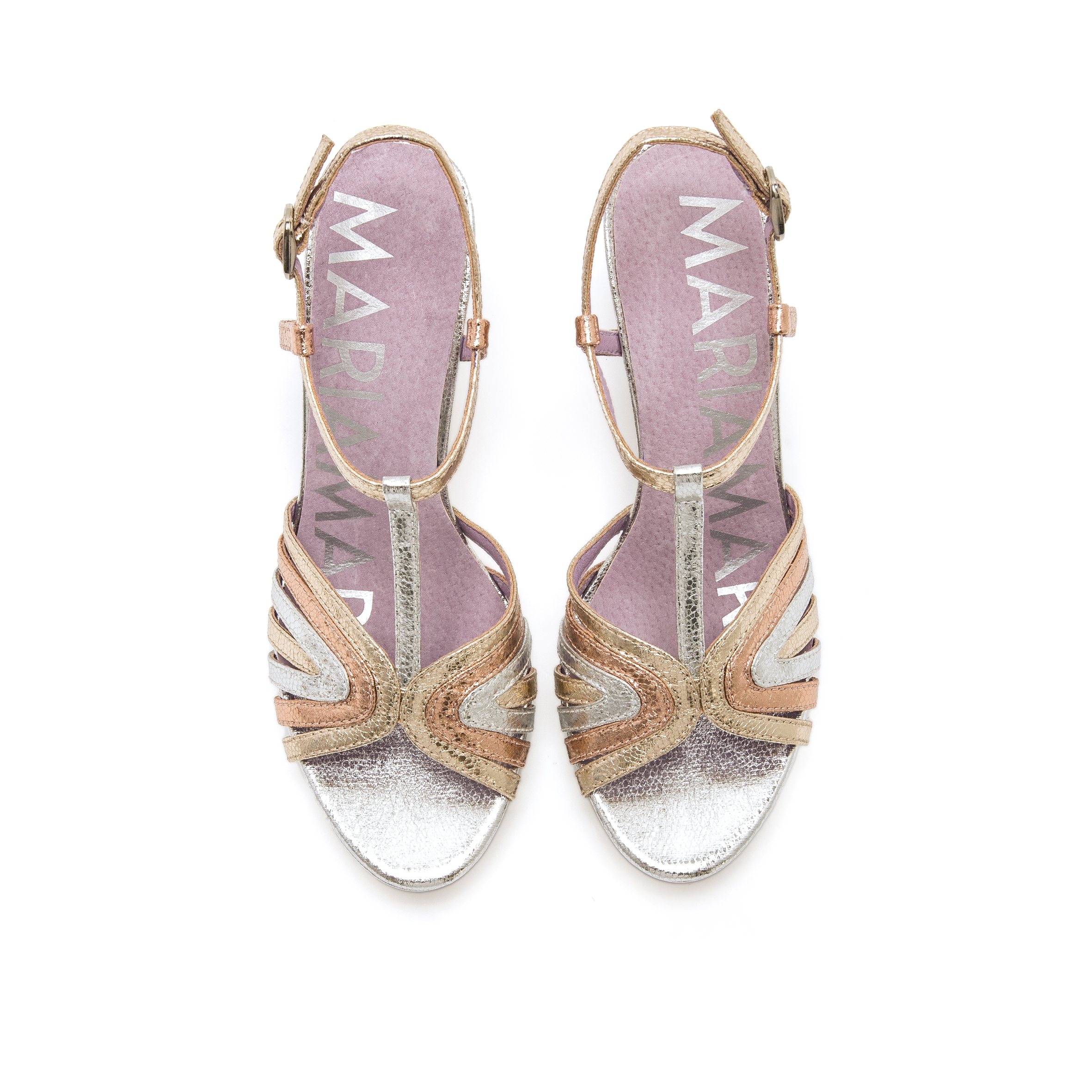 MARIAMARE Sandales Sandales à talons Femme MARIAMARE 68715 argent femme ...