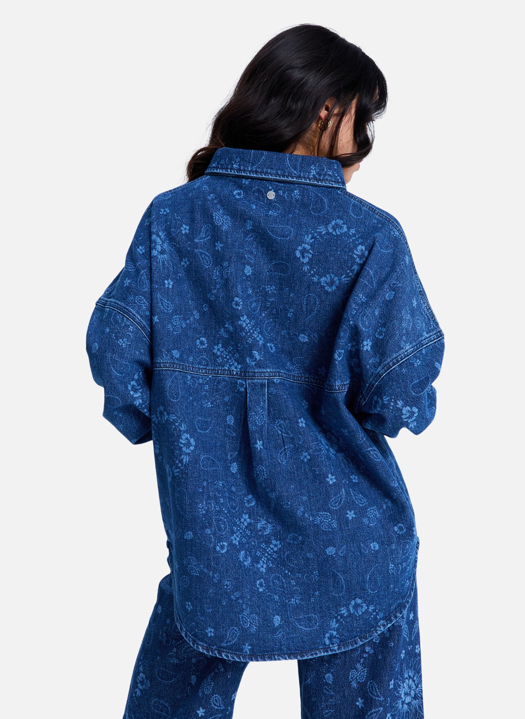 Roxy Chemises Kick Back Washed femme bleu | Sarenza France