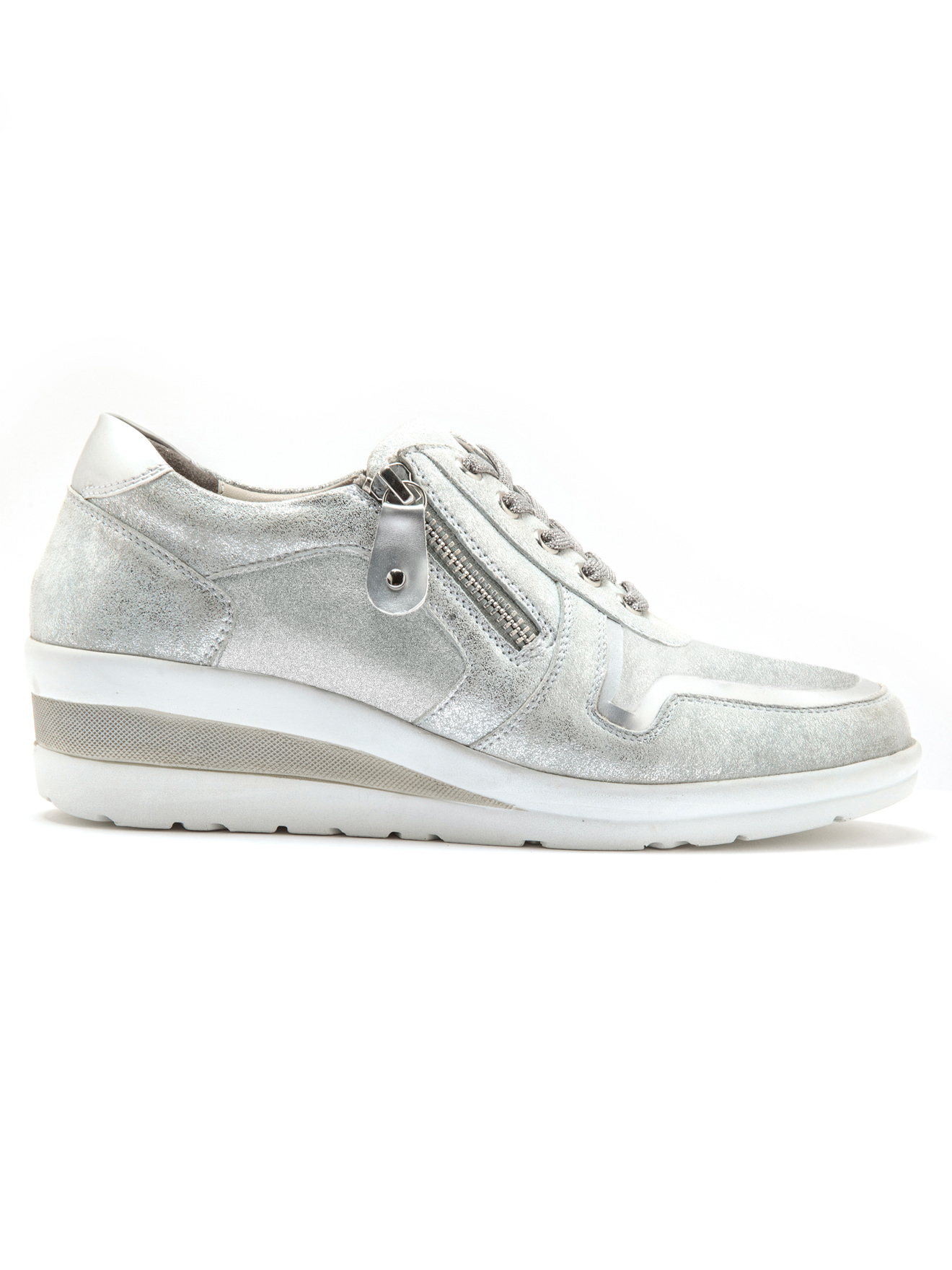 Pediconfort Baskets basses DERBIES femme argent | Sarenza France