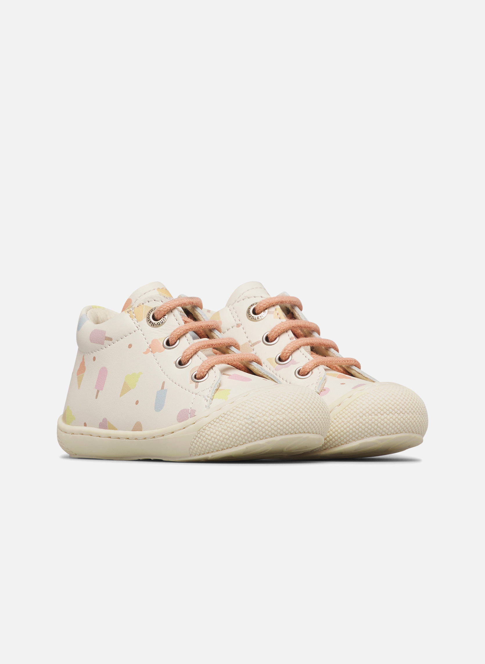 Naturino Baskets basses Chaussures basses COCOON Blanc crème- fille ...