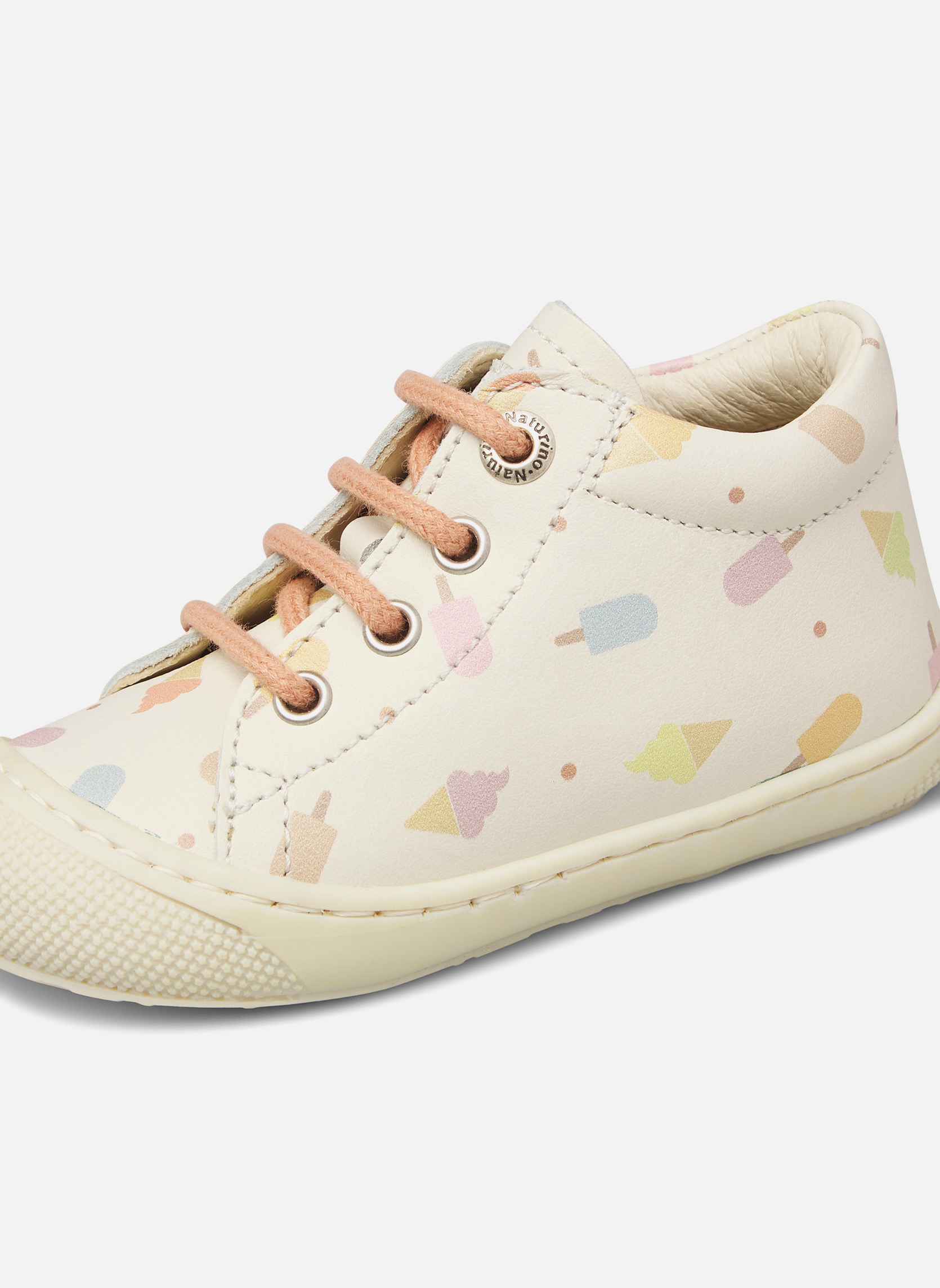 Naturino Baskets basses Chaussures basses COCOON Blanc crème- fille ...