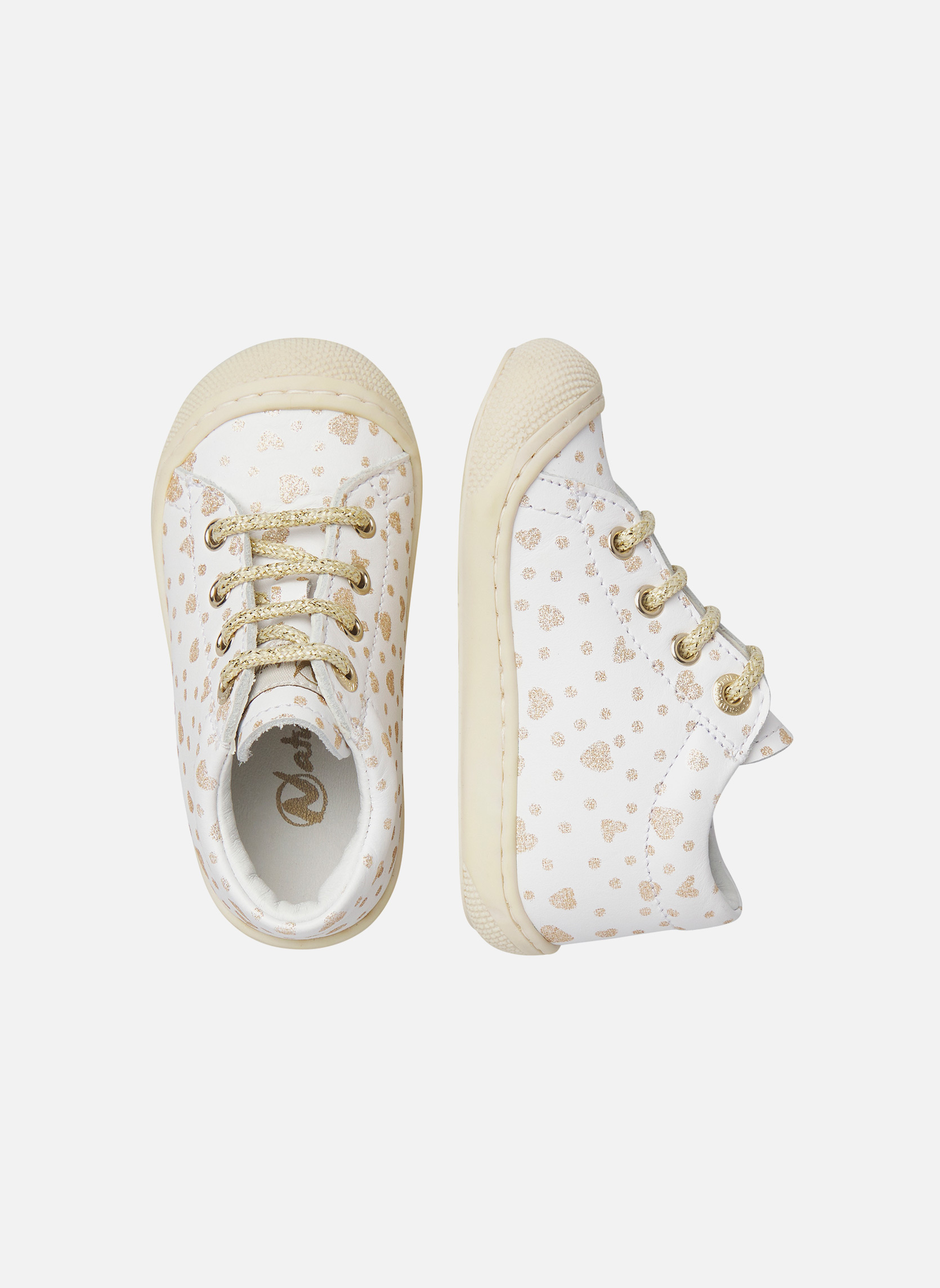 Naturino Baskets basses Chaussures basses COCOON Blanc-Platine- fille ...