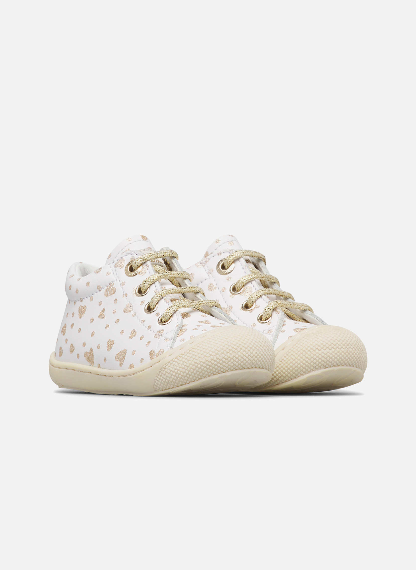Naturino Baskets basses Chaussures basses COCOON Blanc-Platine- fille ...