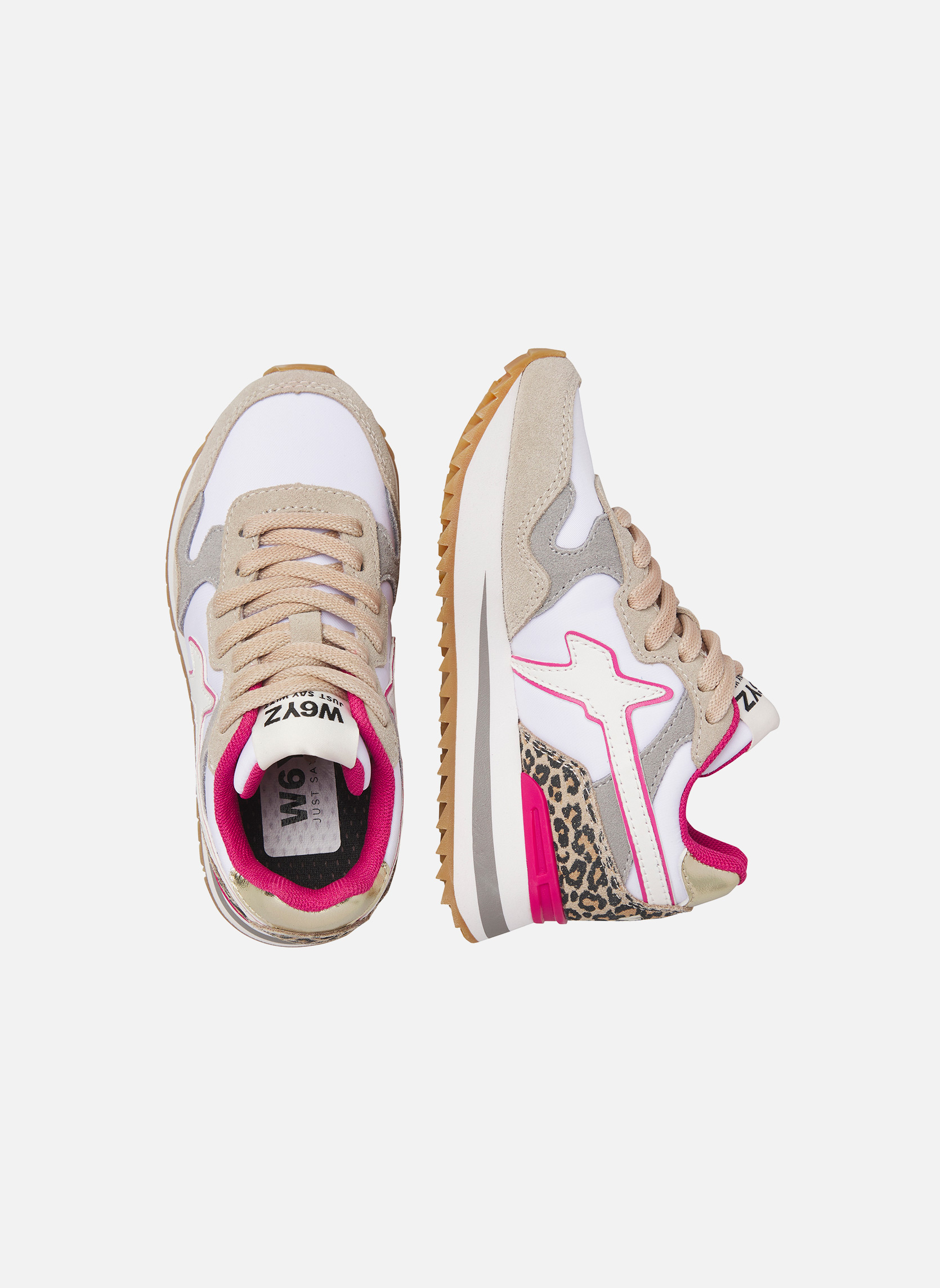 W6YZ Baskets basses Sneakers TALLY-J. Beige-Blanc fille beige | Sarenza ...