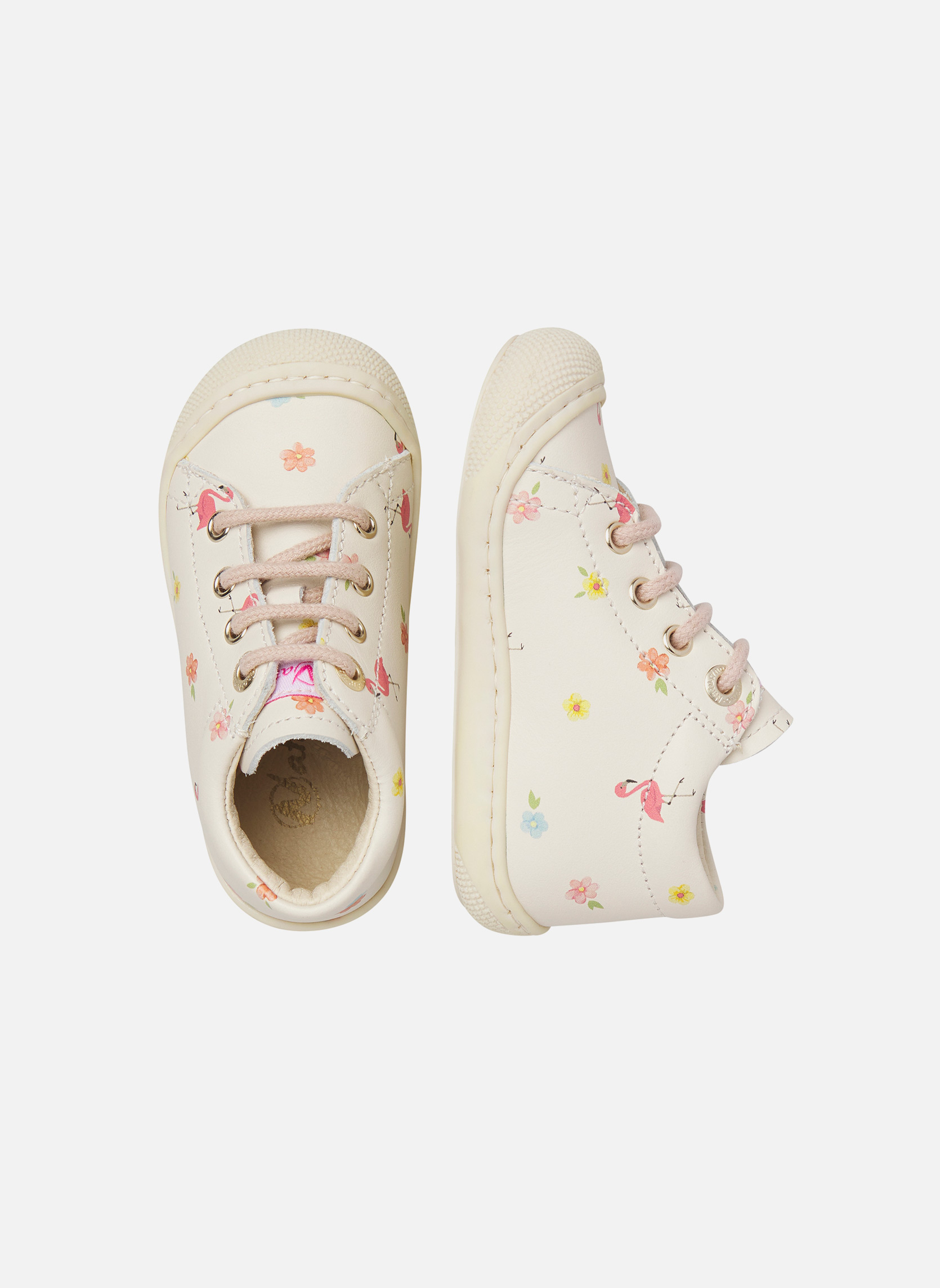 Naturino Baskets basses Chaussures basses COCOON Blanc crème- fille ...