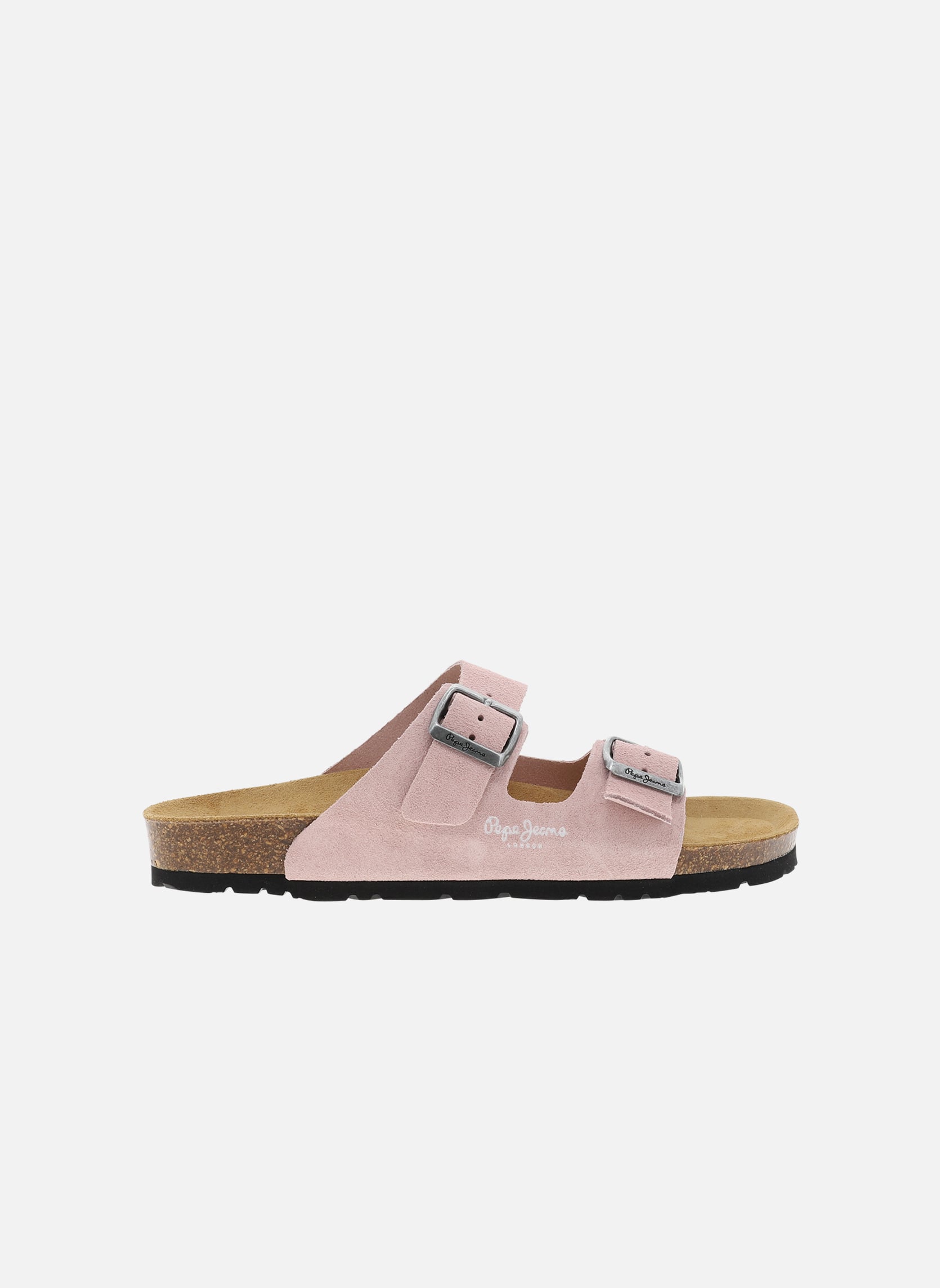 Pepe jeans Mules Mules OBAN SUEDE W cuir talon plat femme rose ...