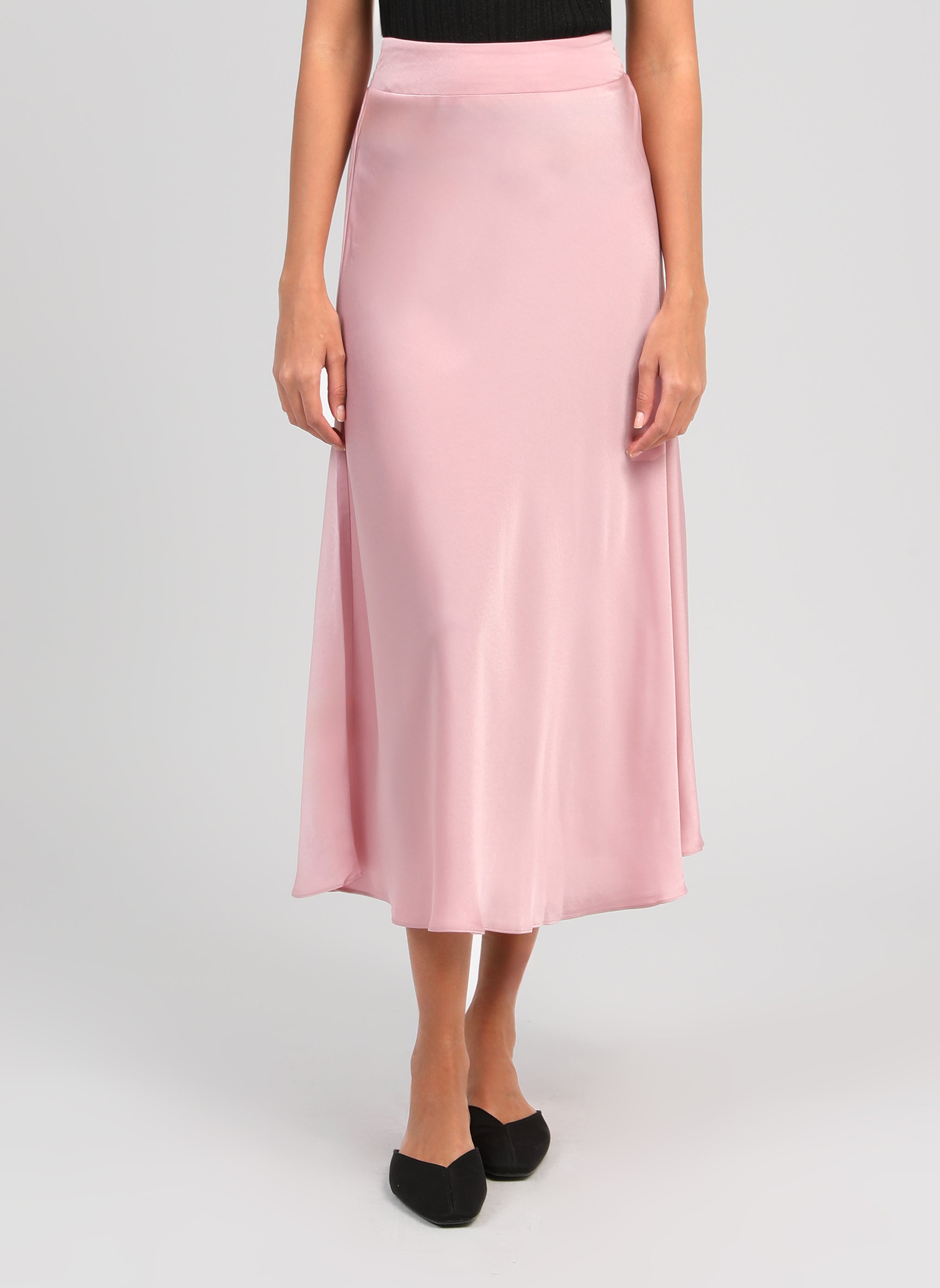 An'ge Jupes mi-longues JUPE LONGUE JAKIA rose femme rose | Sarenza France