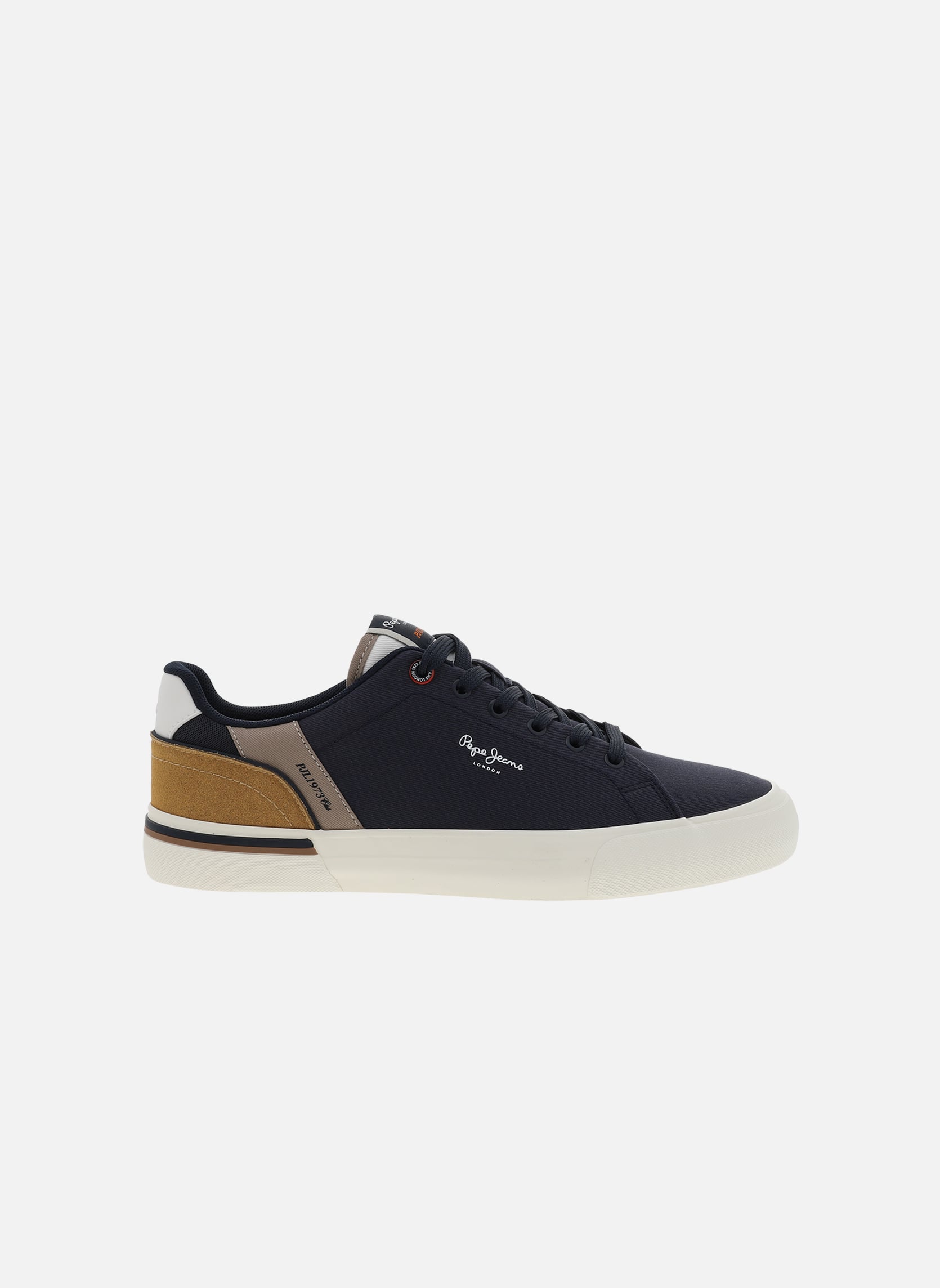 Pepe jeans Baskets basses Tennis KENTON STATE M talon plat homme bleu ...