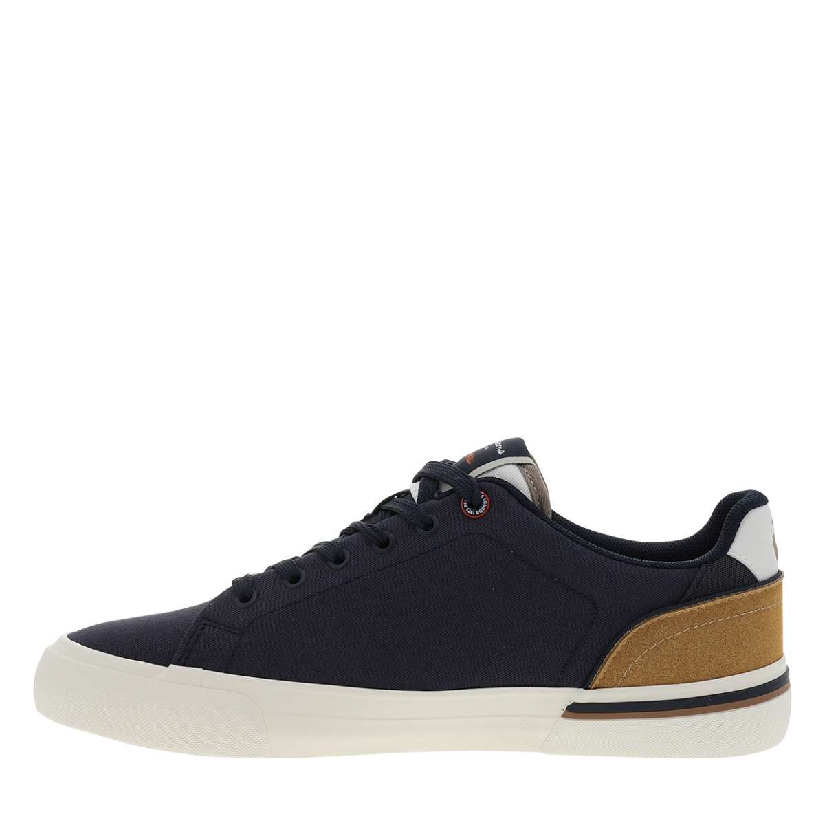 Pepe jeans Baskets basses Tennis KENTON STATE M talon plat homme bleu ...