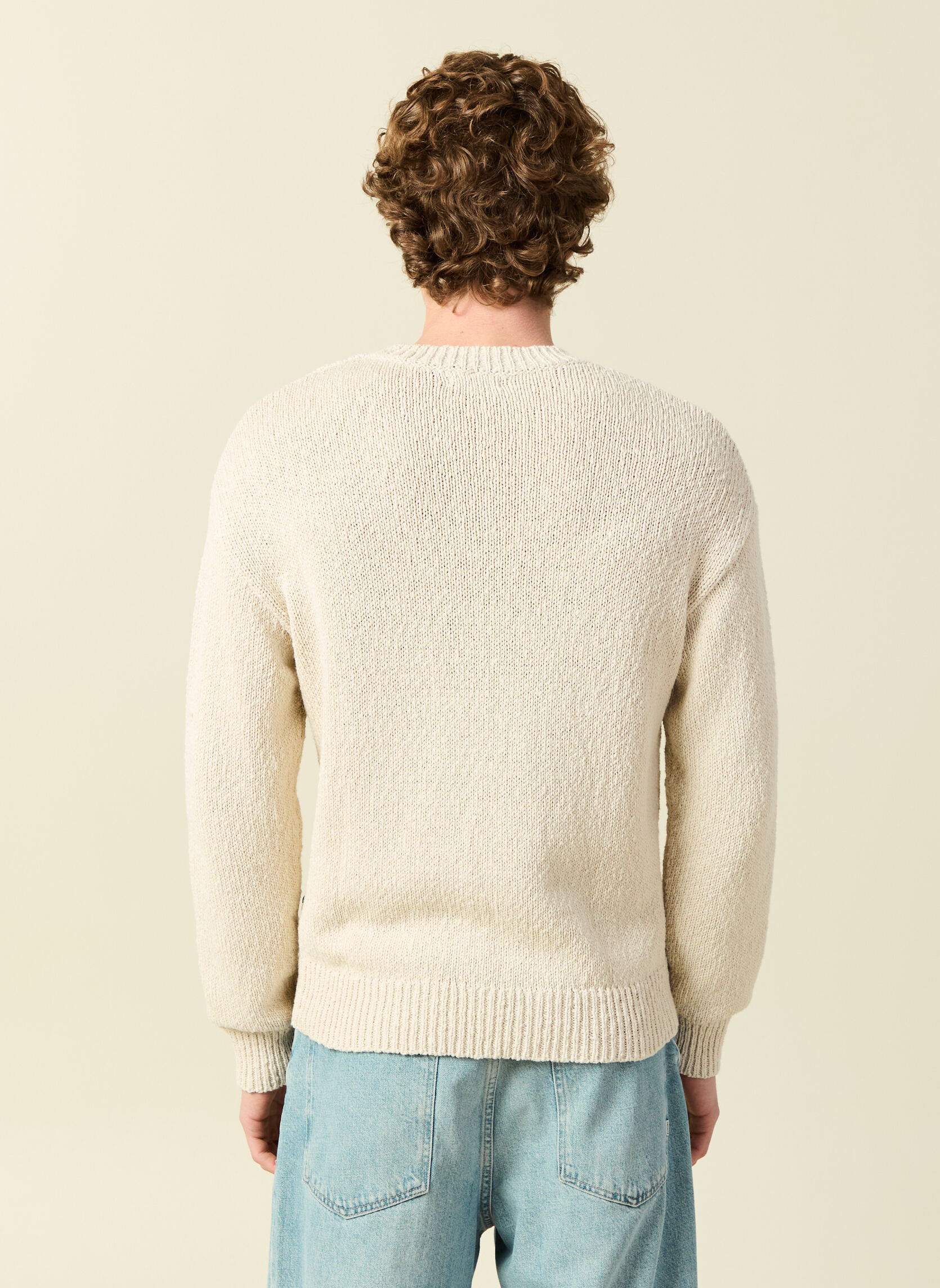 Bonobo Pulls Pulls col rond - MOULISOFTH homme beige | Sarenza France