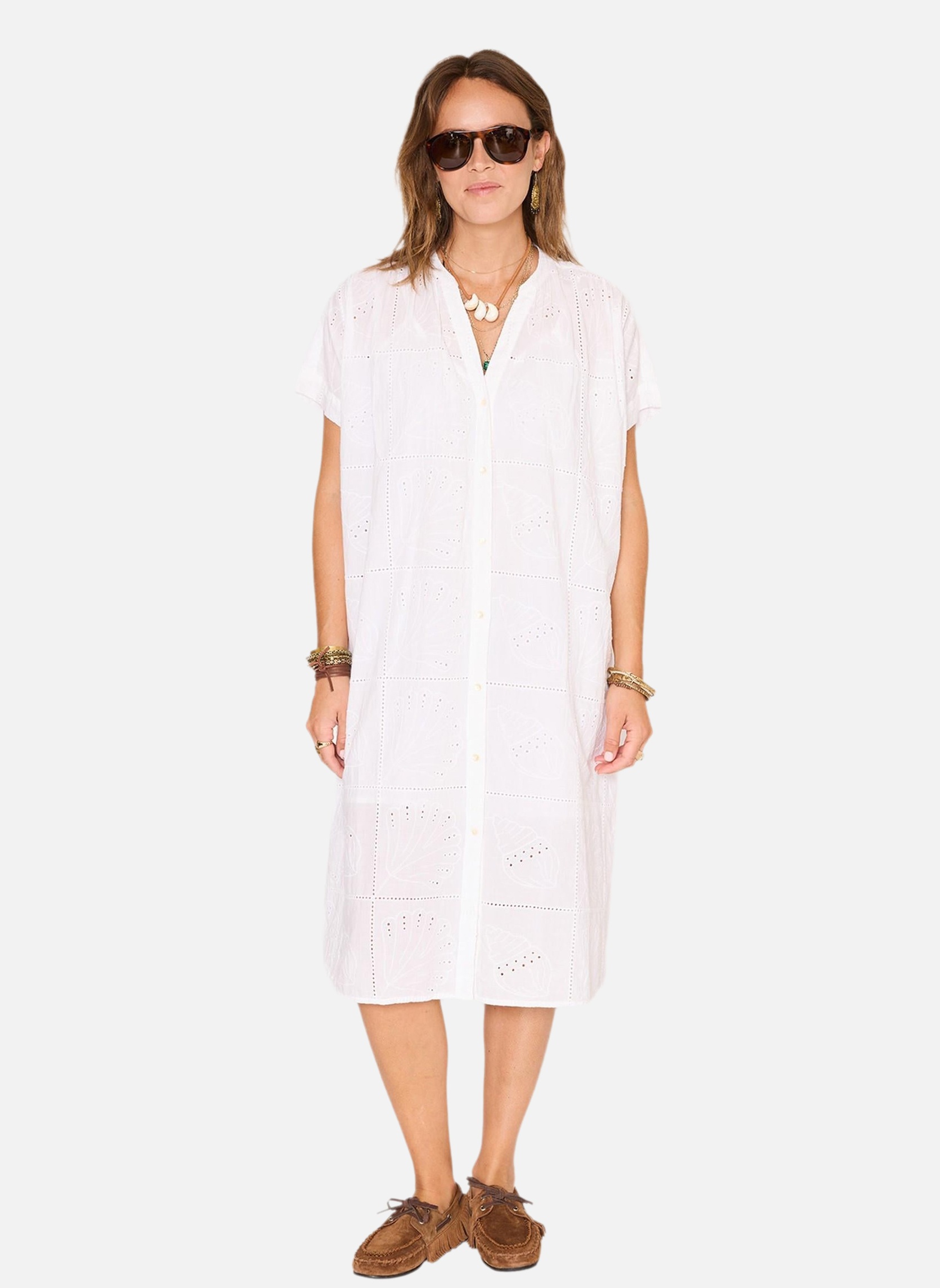 MKT Studio Robes Robe Rouna White femme blanc | Sarenza France