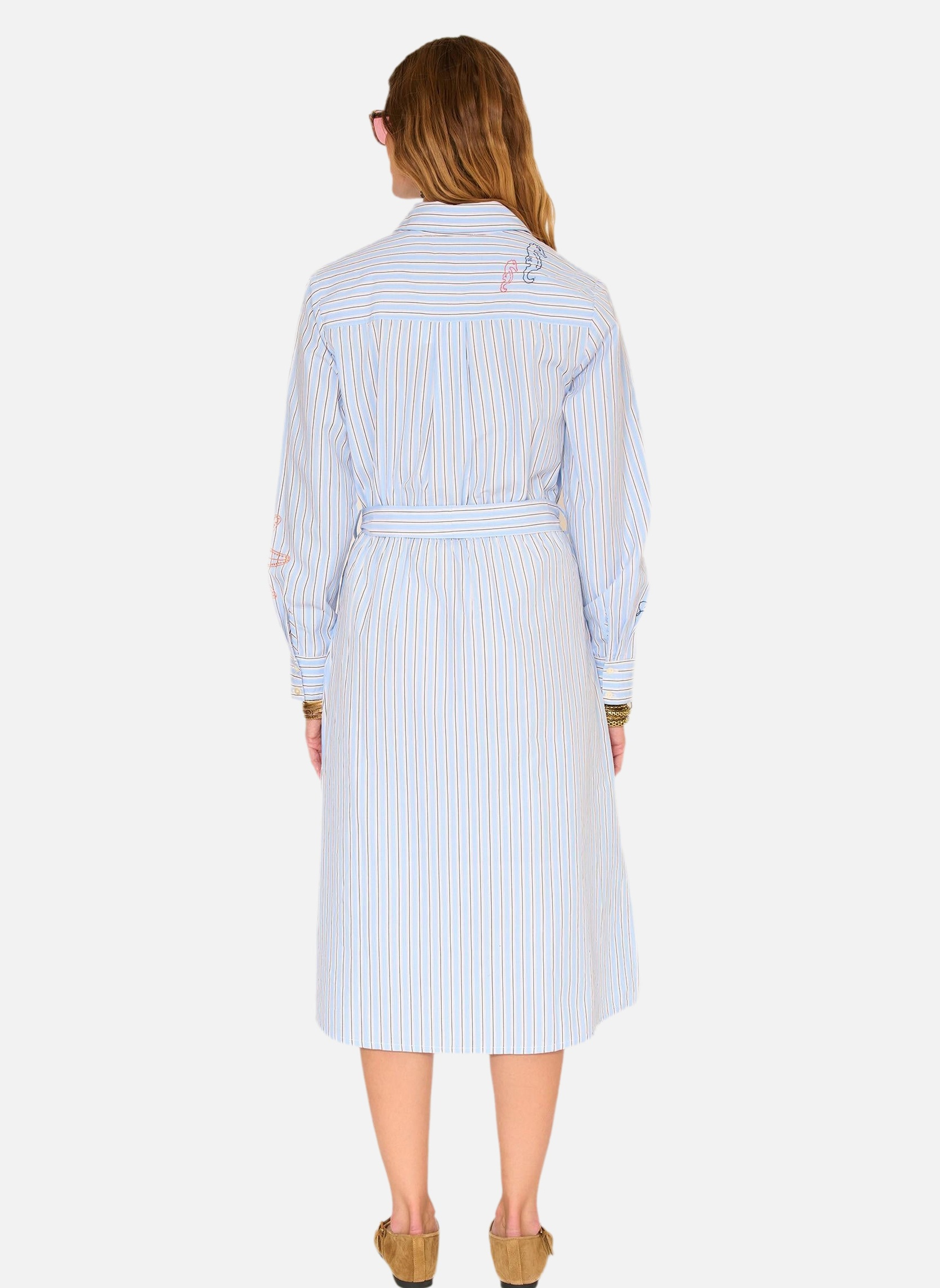 MKT Studio Robes Robe Ribel Sky femme bleu | Sarenza France