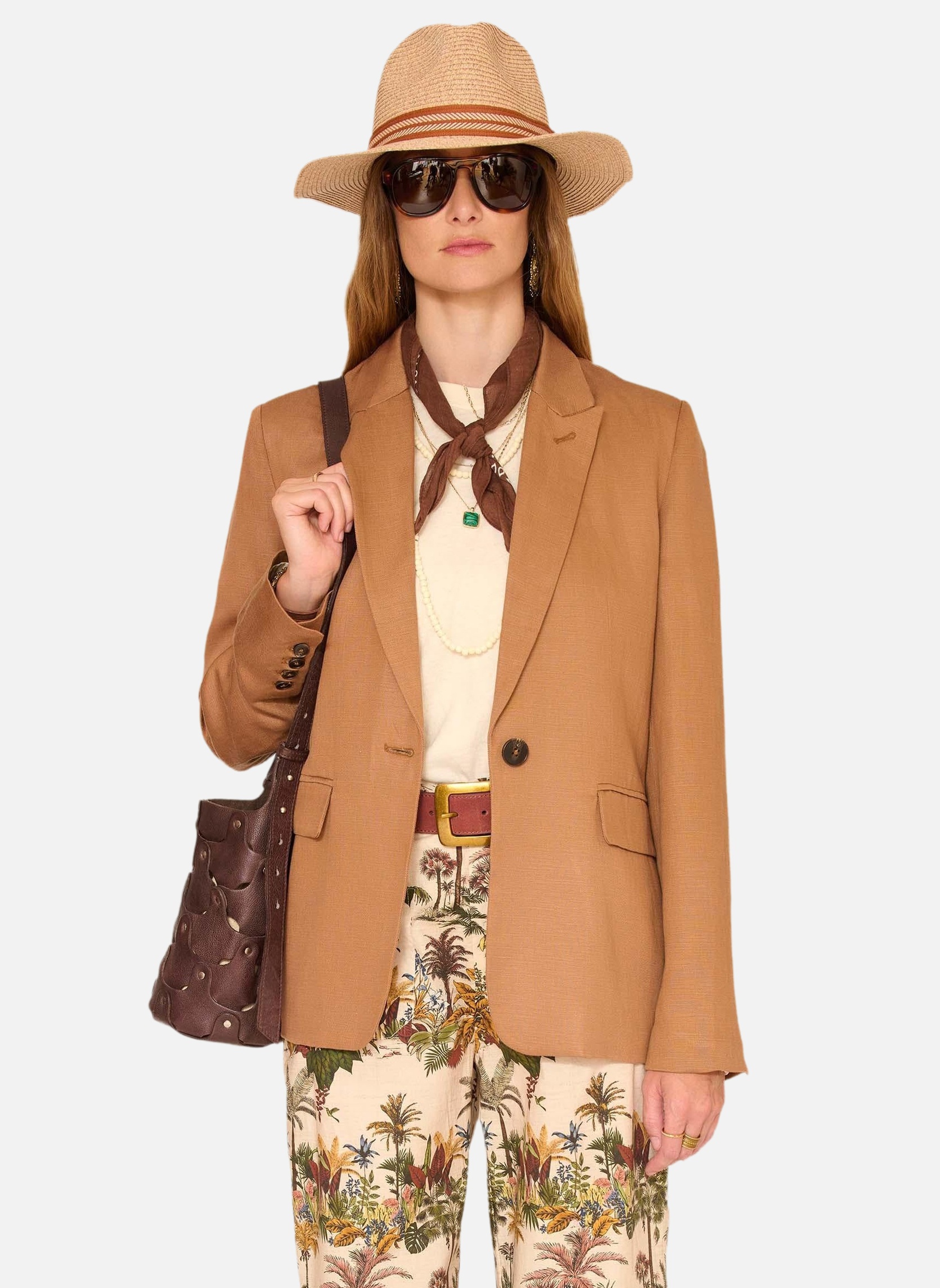 MKT Studio Vestes Veste Voline Nuts femme marron | Sarenza France