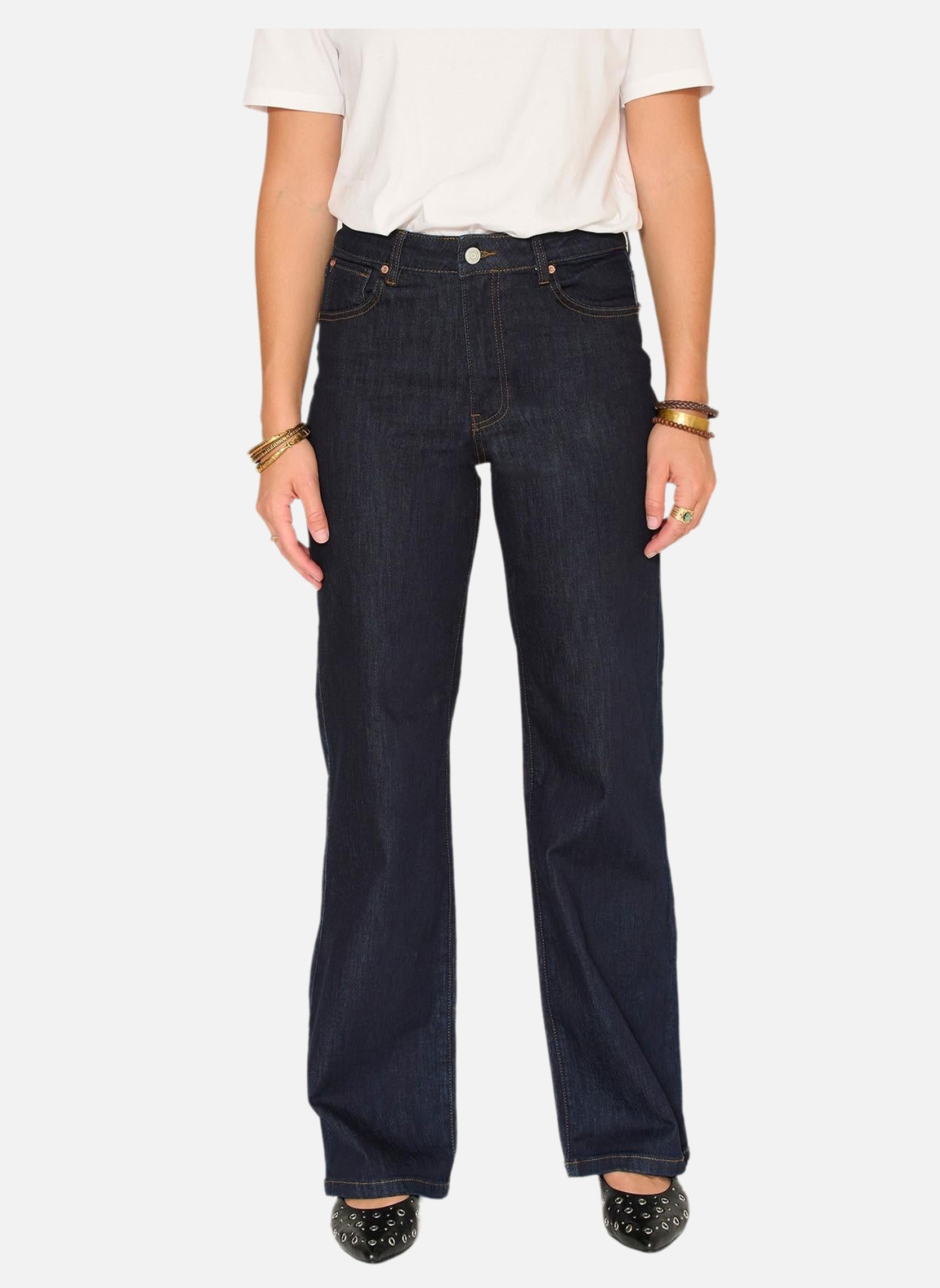 MKT Studio Jeans droit Jean The Jagger Wilson Blue Sydney Wash femme ...