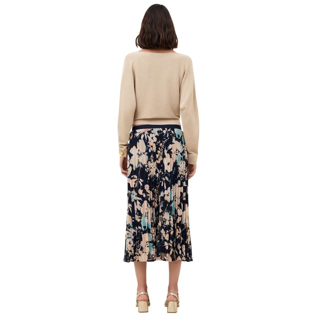 Caroll Jupes mi-longues Jupe longue floral fluide - 261J-Jenny femme ...